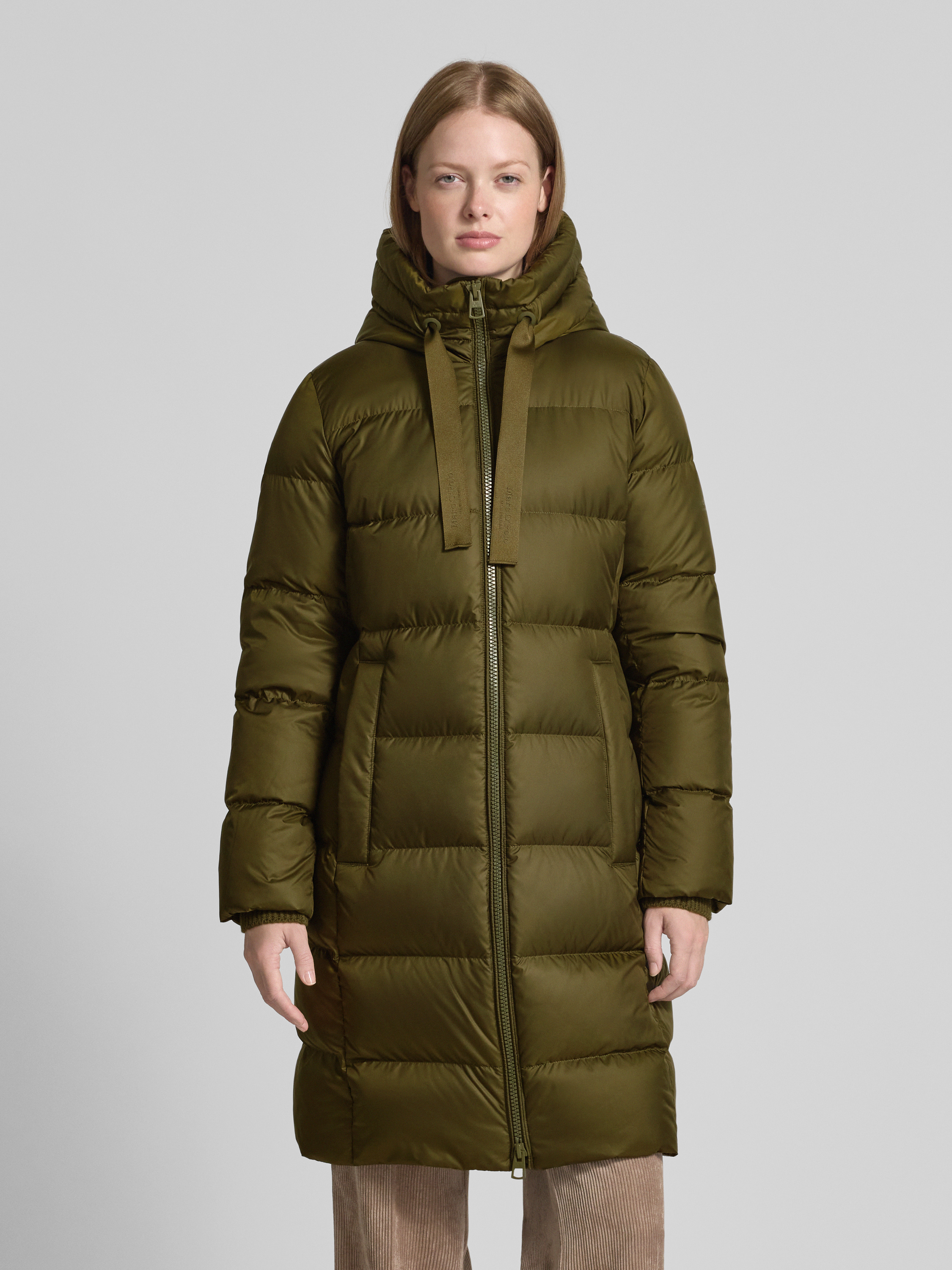 Marc O'Polo Regular Fit Daunenmantel mit Daunen-Feder-Füllung (oliv ...
