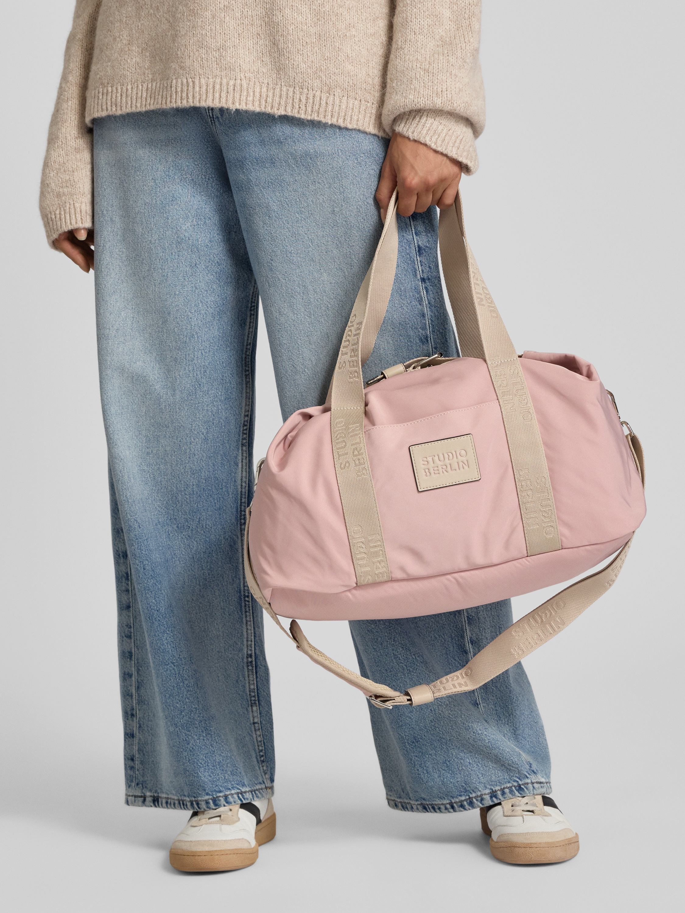 STUDIO BERLIN Weekender mit Logo-Patch Modell 'Pankow' (pink) online kaufen