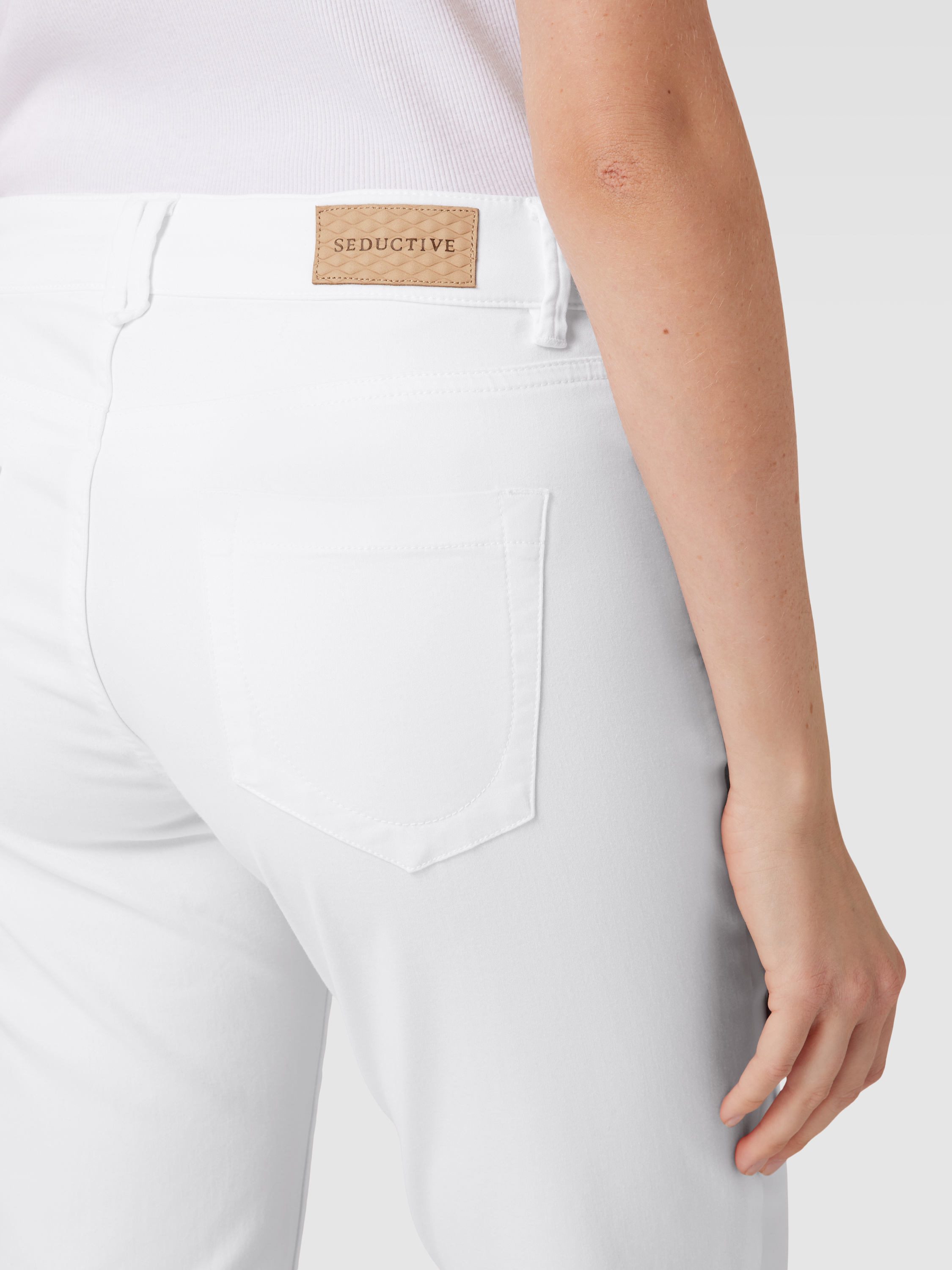 SEDUCTIVE Jeans mit ausgefransten Beinabschlüssen Modell 'CLAIRE ...