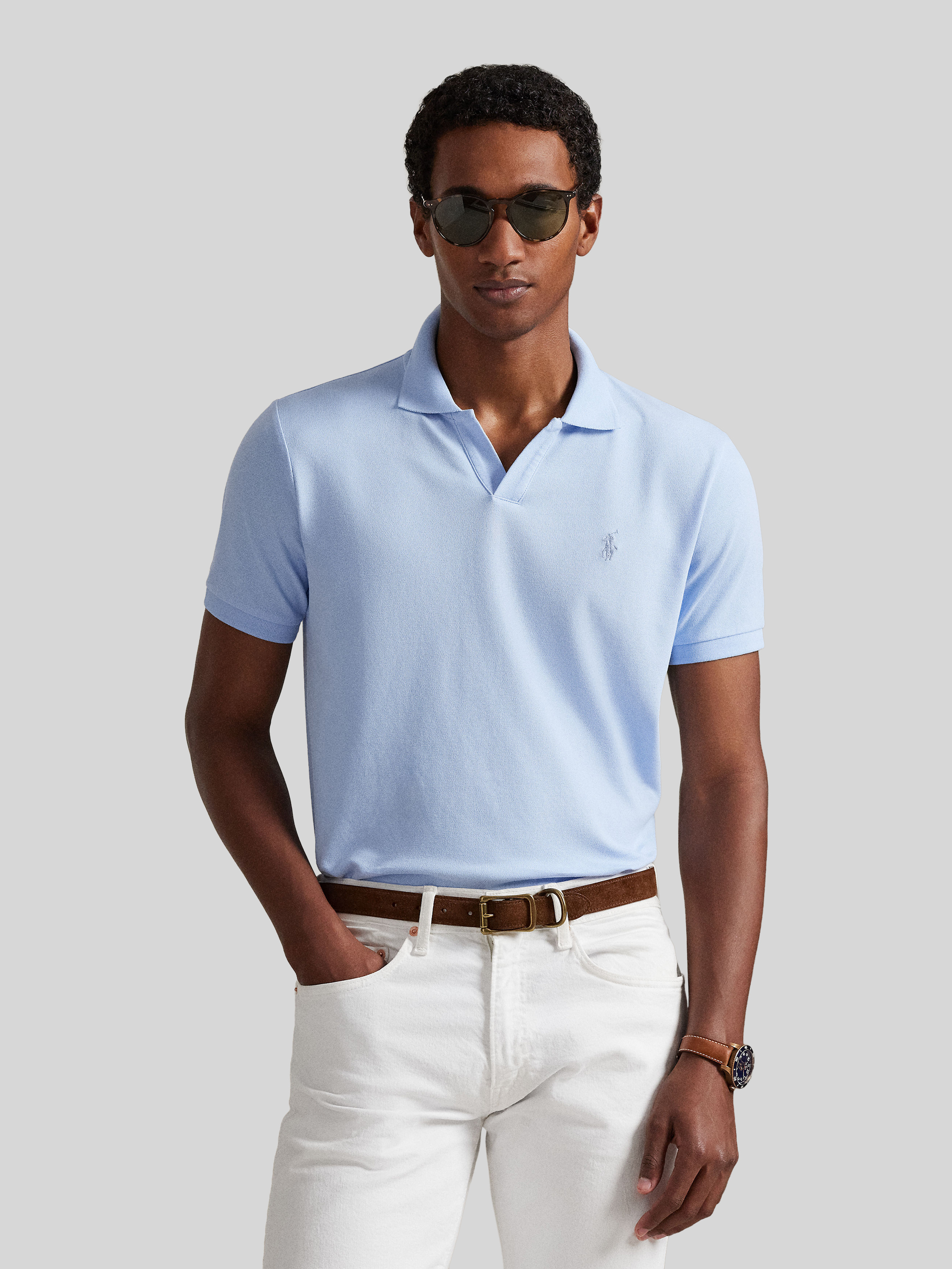 Kup online Polo Ralph Lauren Koszulka polo o kroju slim fit z mieszanki ...