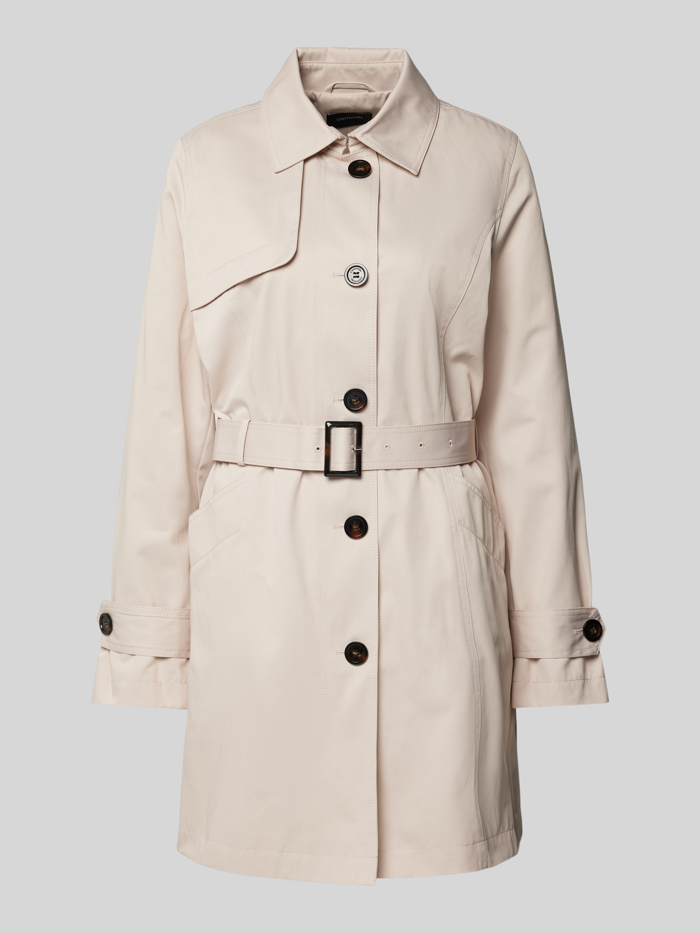 comma Trenchcoat mit Gürtel (sand) online kaufen