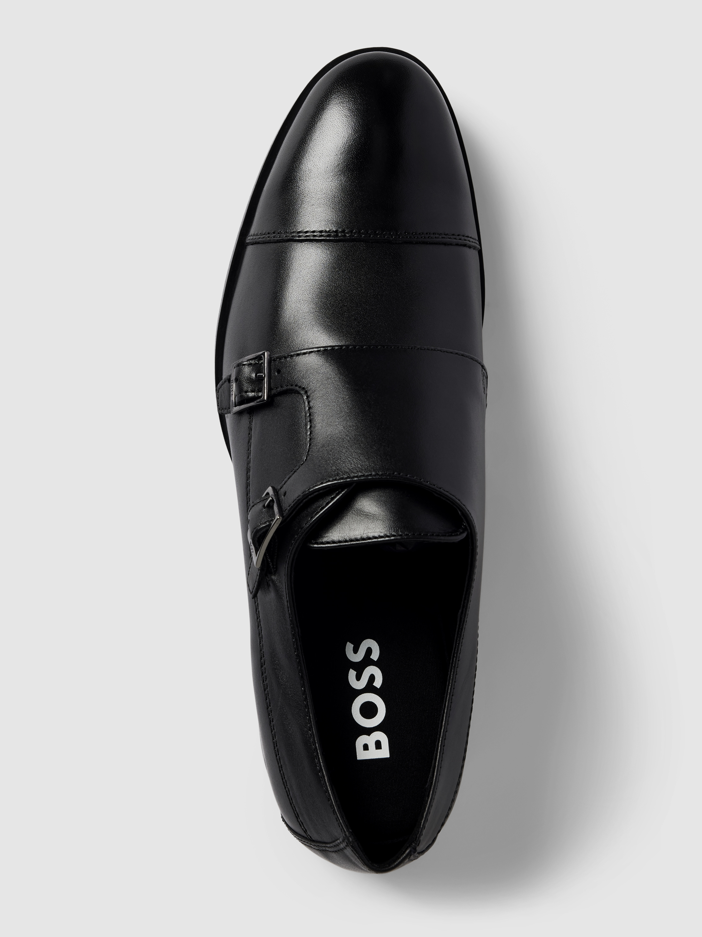 BOSS Schuh aus Leder mit Monk Straps Modell 'Colby' (black) online kaufen