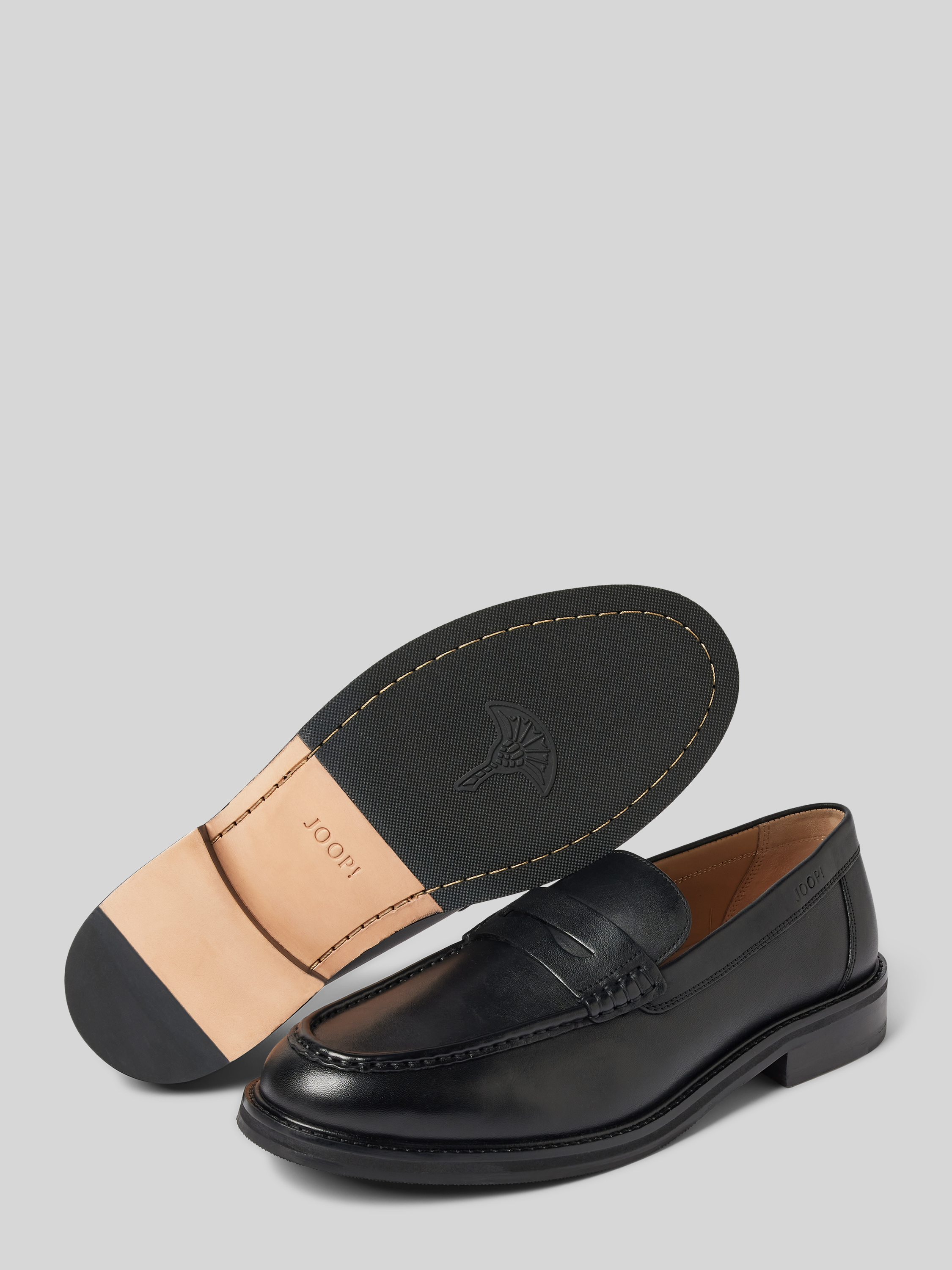 JOOP! SHOES Lederloafers mit Label-Prägung Modell 'pero archy' (black ...