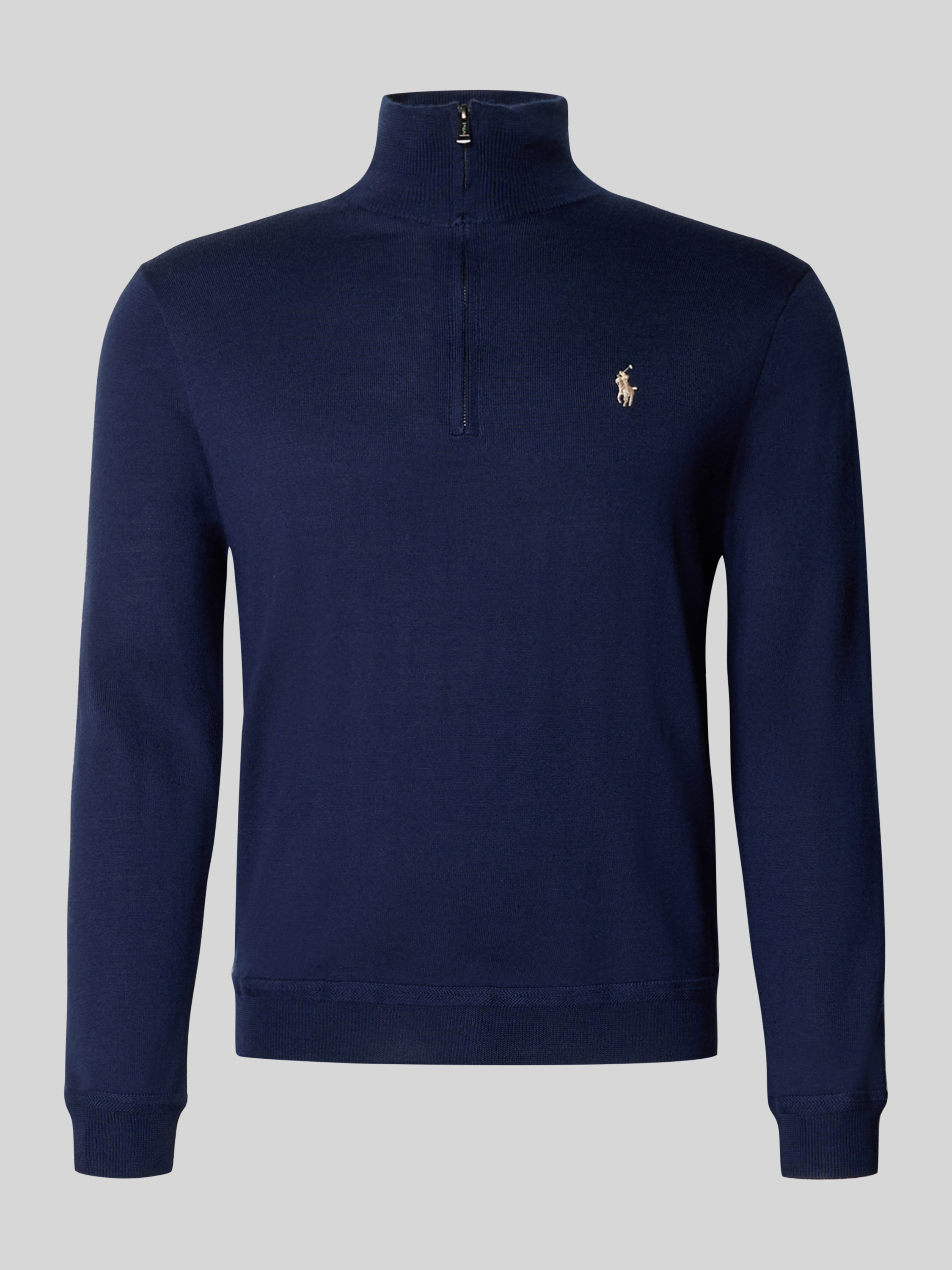 Polo Ralph Lauren Strickpullover mit Troyer-Kragen (dunkelblau) online kaufen