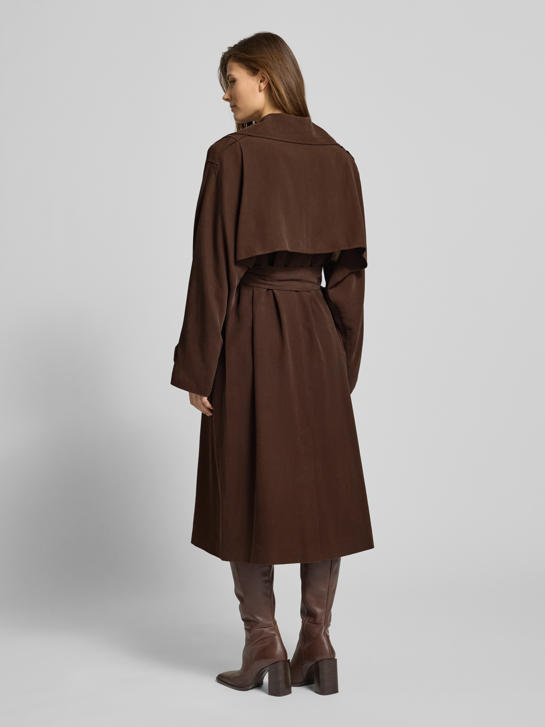 Jake*s Casual Mantel mit Reverskragen (dunkelbraun) online kaufen