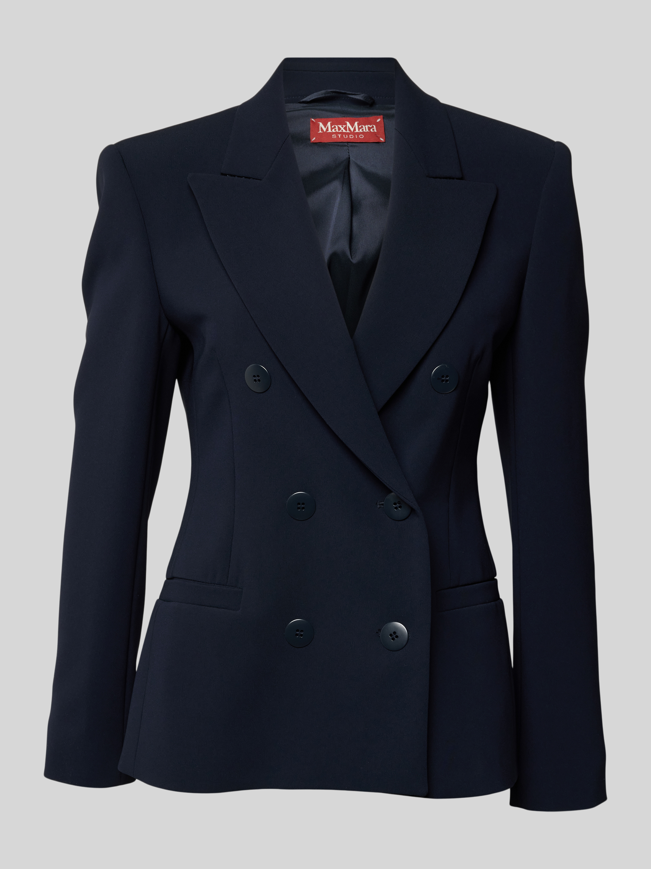 Max Mara Studio Blazer mit Leistentaschen Modell 'KEY' (marine) online ...