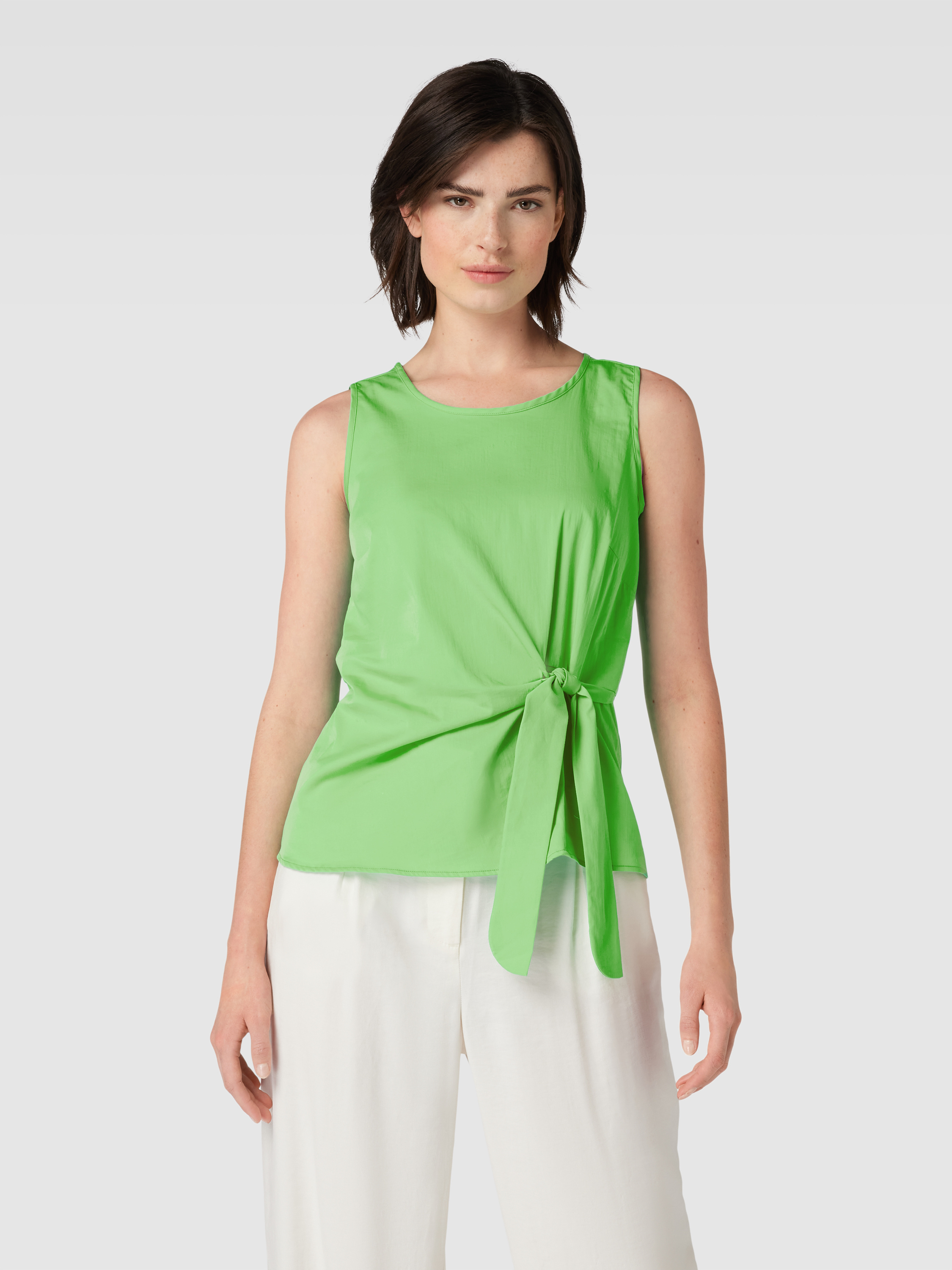 Milano Italy Blousetop met strikdetail in lichtgroen online kopen | P&C