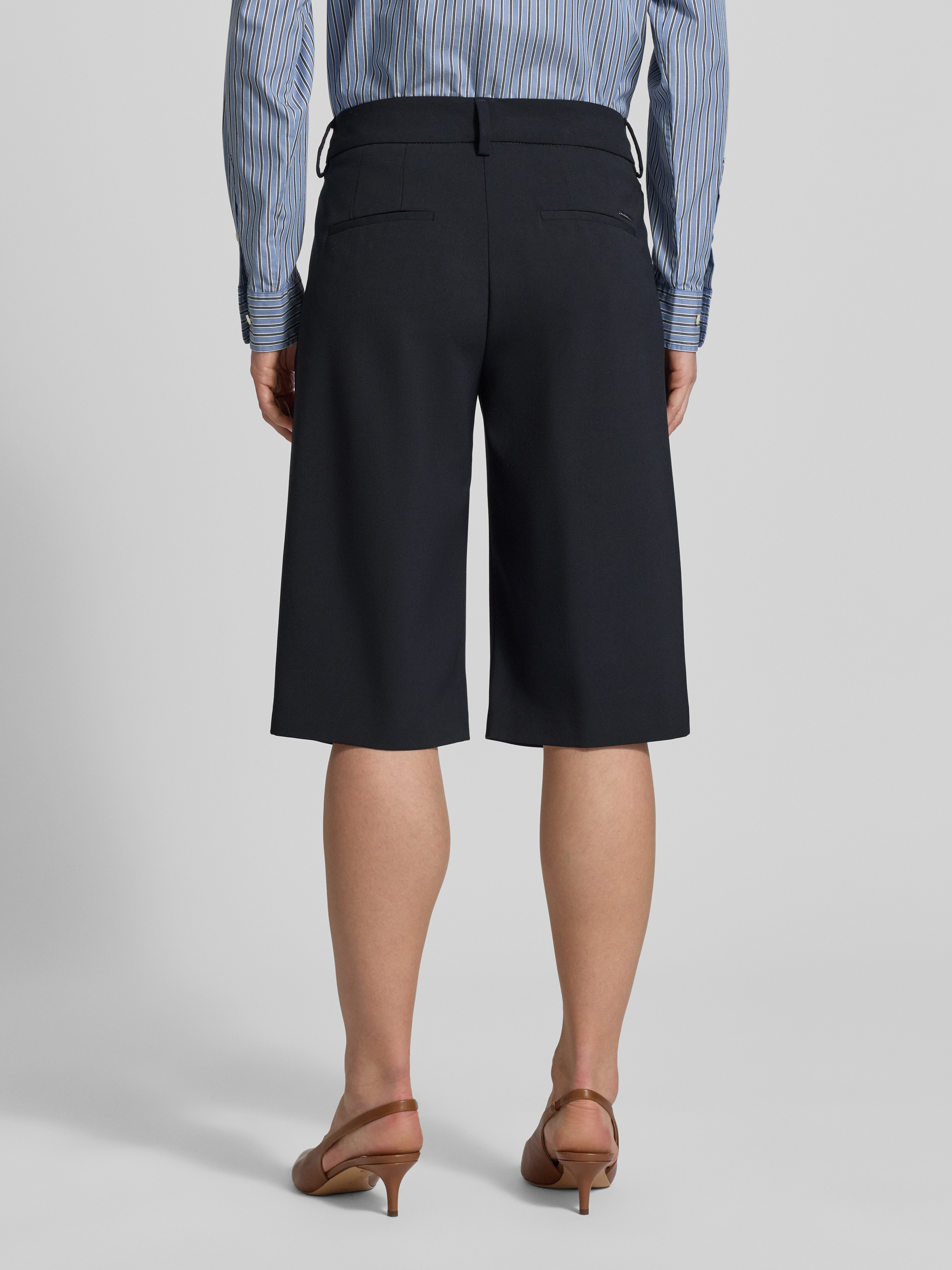 Brax Loose fit bermuda's met knoopsluiting, model 'MILLA' in ...