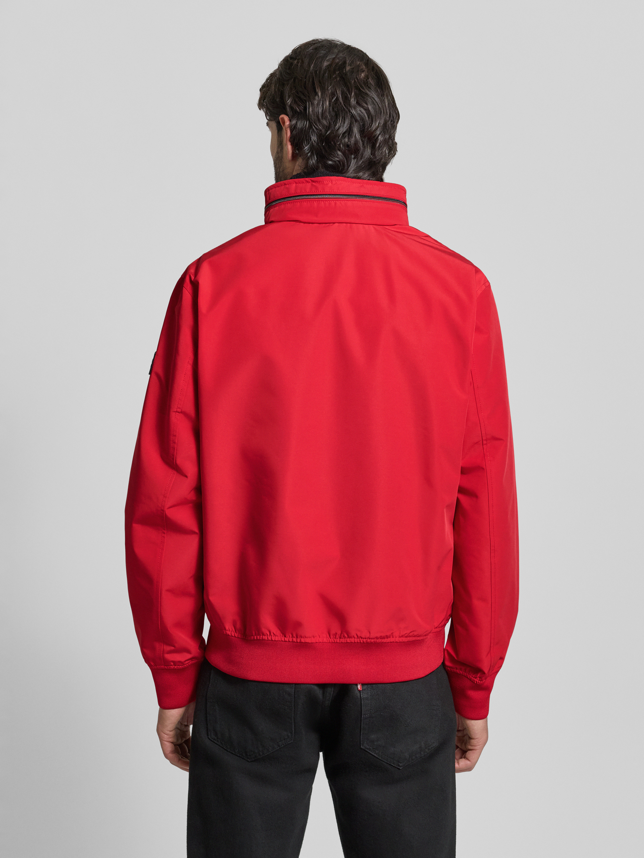 NAUTGÅRD Regular fit jack met capuchon in rood online kopen | P&C