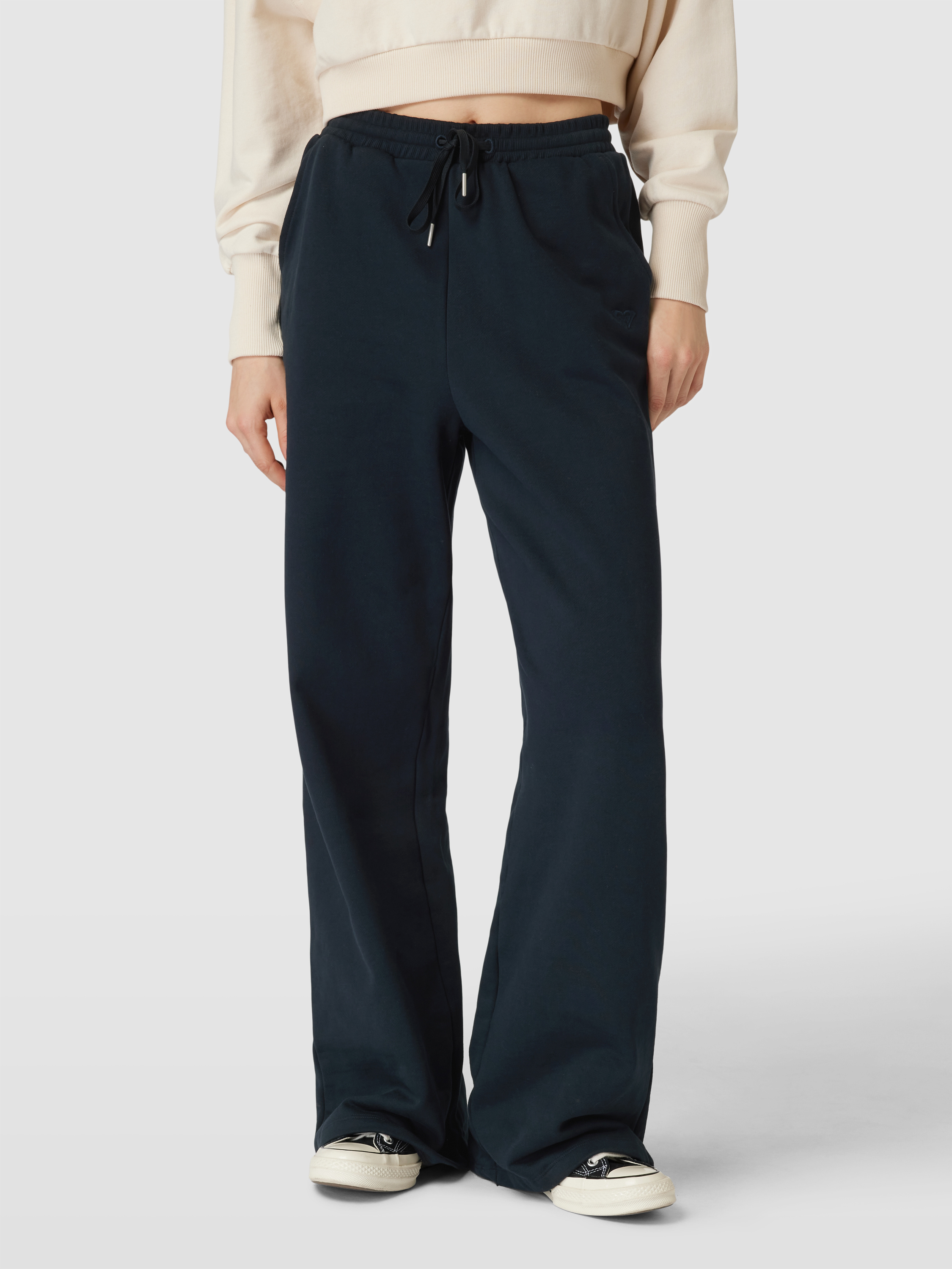 Roxy Sweatpants mit Label-Stitching Modell 'ENERGY' (black) online kaufen