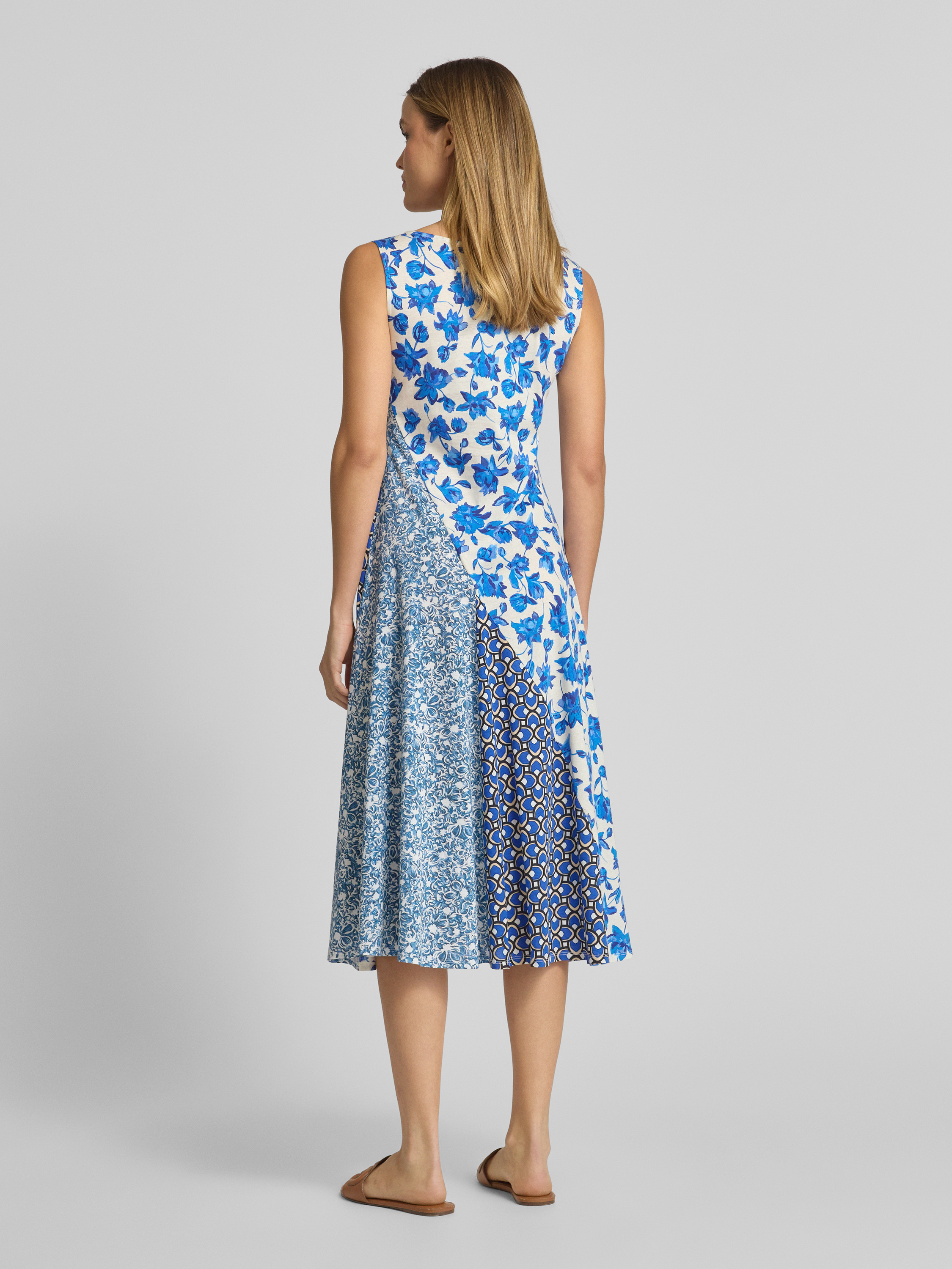 Weekend Max Mara Midikleid im ärmellosen Design Modell 'CUBANO' (royal ...