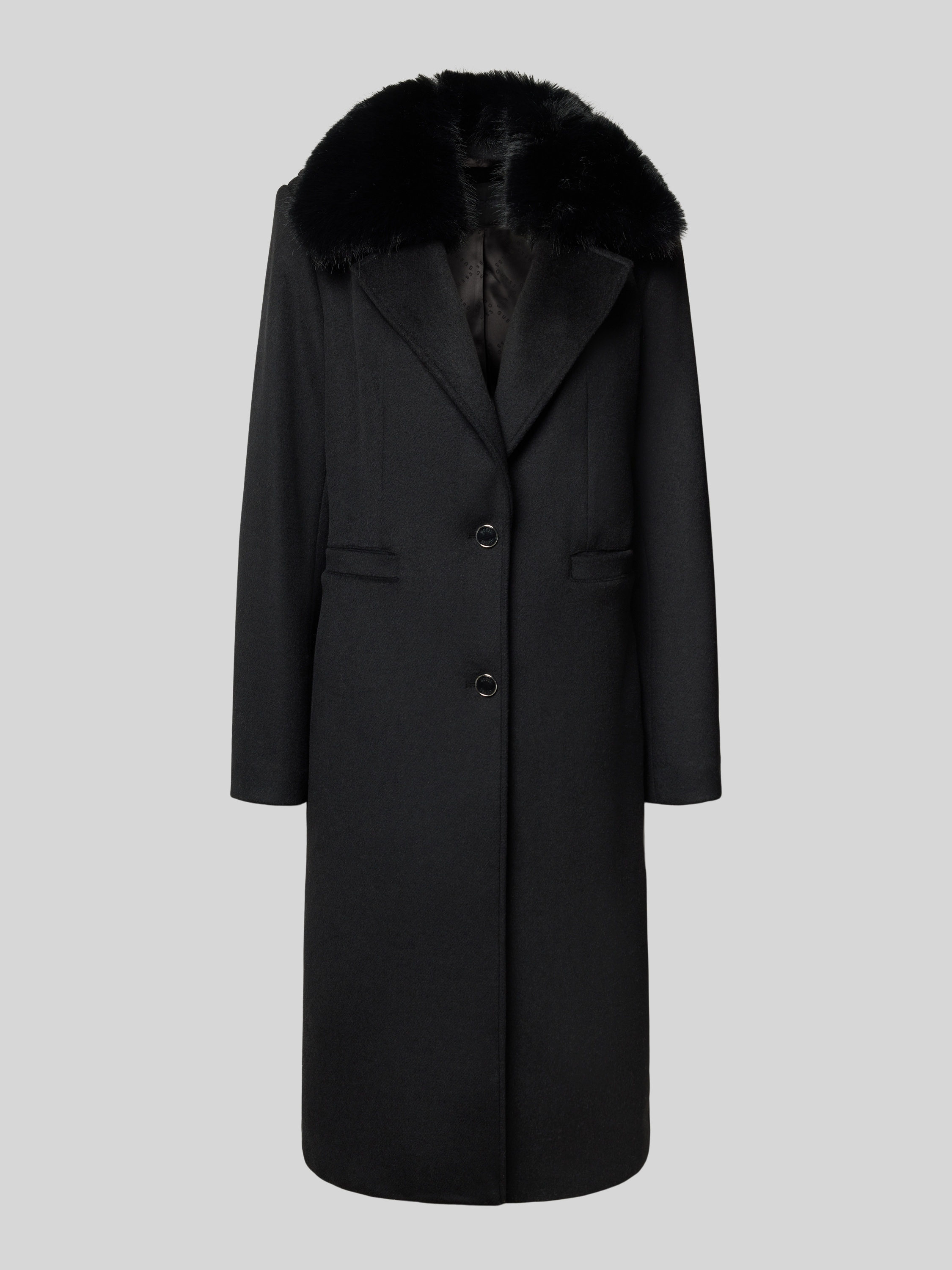 Kup online Guess Płaszcz o kroju regular fit z dodatkiem wełny model ...