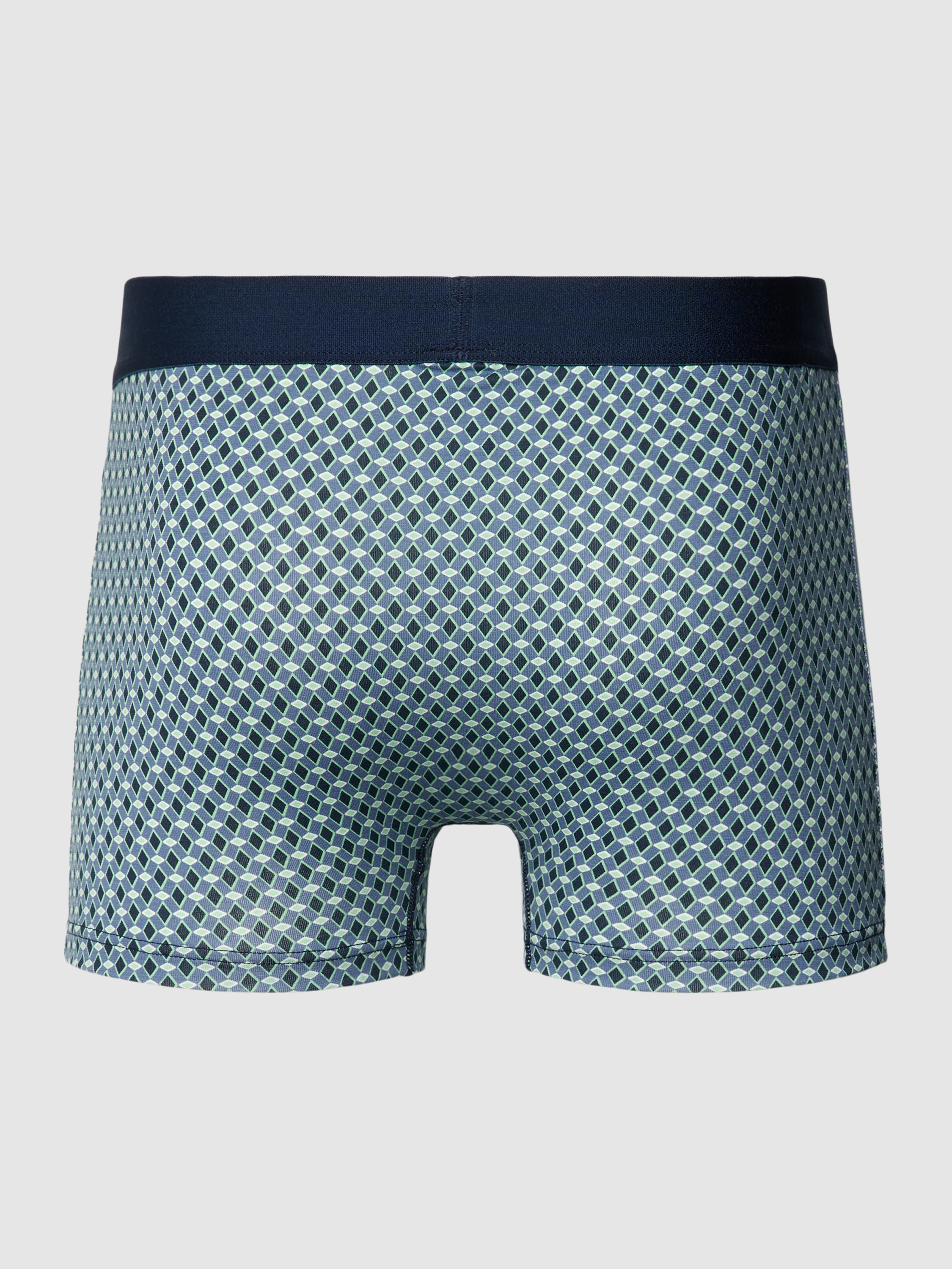 Calida Boxershort met all-over motief, model 'Enjoy New' in rookblauw ...