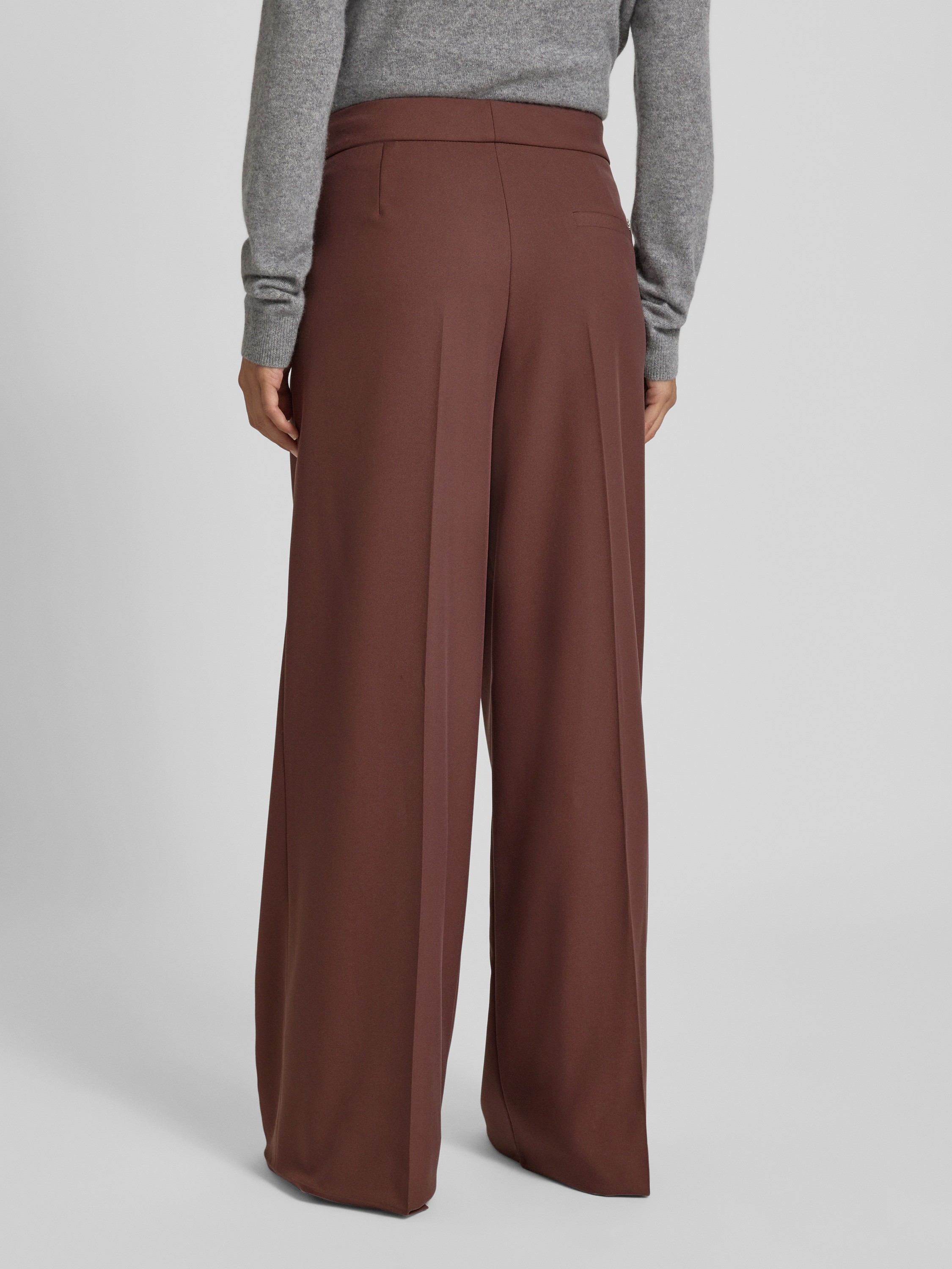 HUGO Weite Hose mit Viskose-Anteil Modell 'HORESA' (schoko) online kaufen