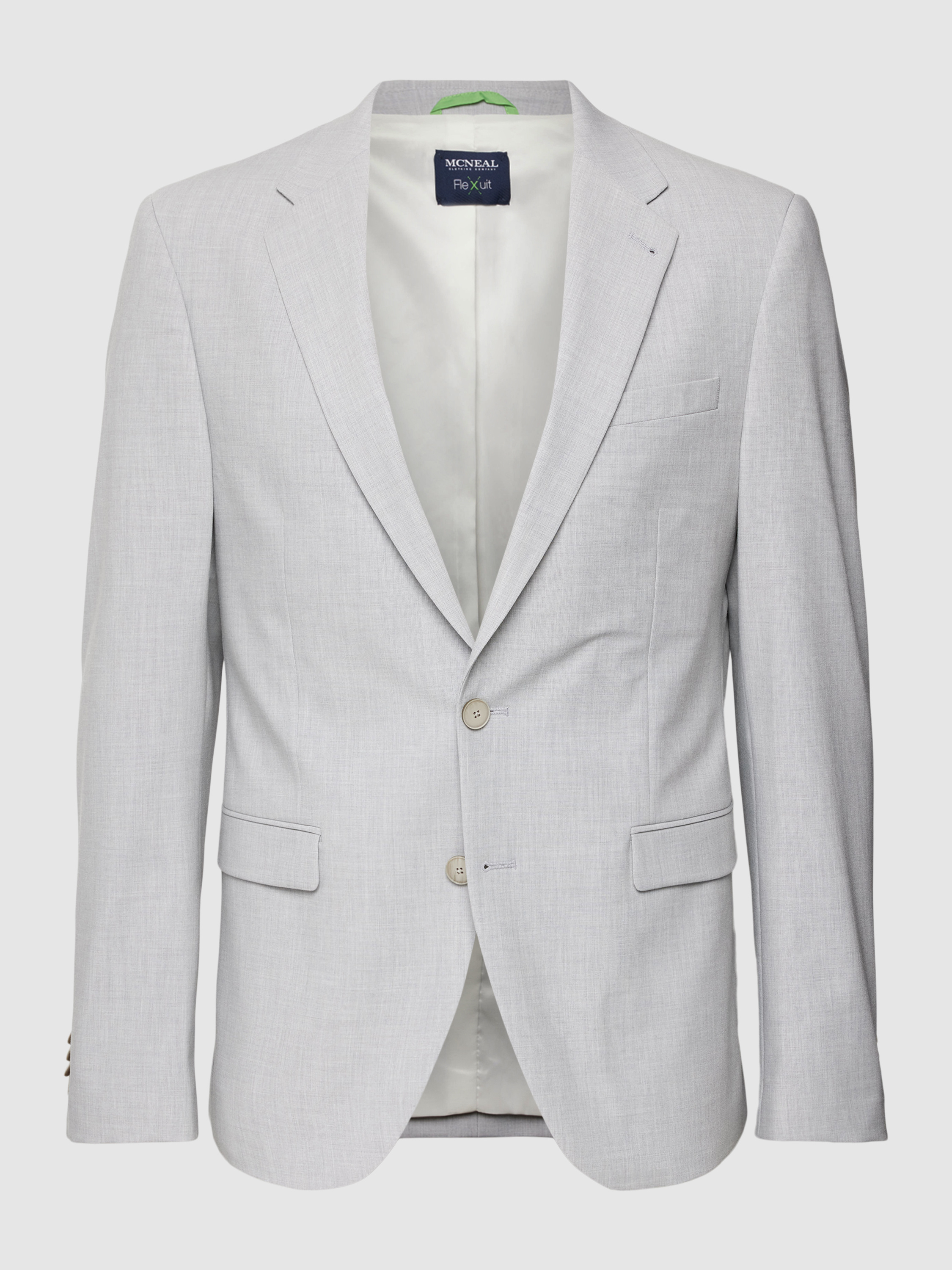 MCNEAL Slim Fit 2-Knopf-Sakko mit Viskose-Anteil (hellgrau) online kaufen