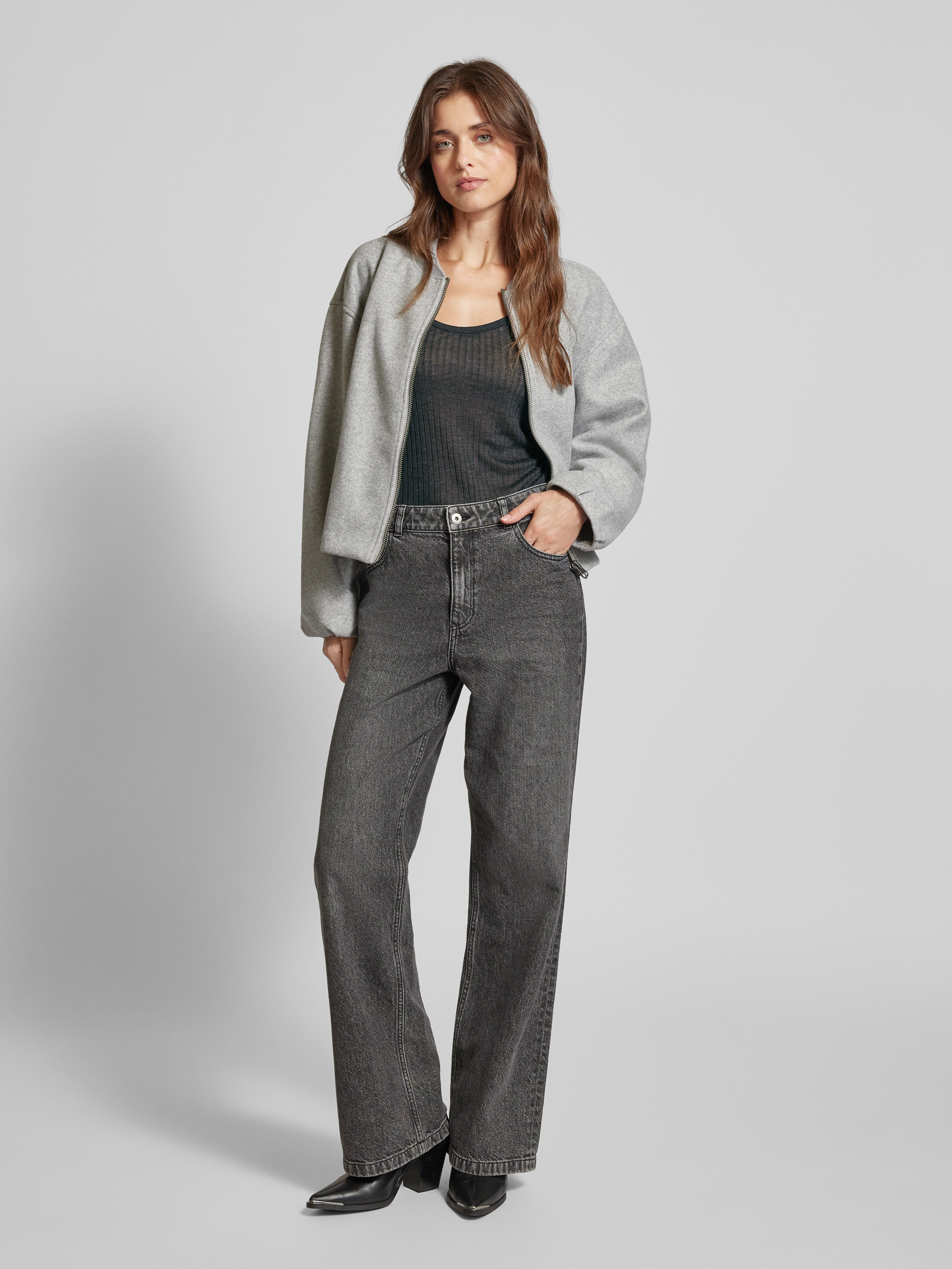 Marc O'Polo Regular Fit Trägertop in halbtransparenter Ripp-Streifen ...