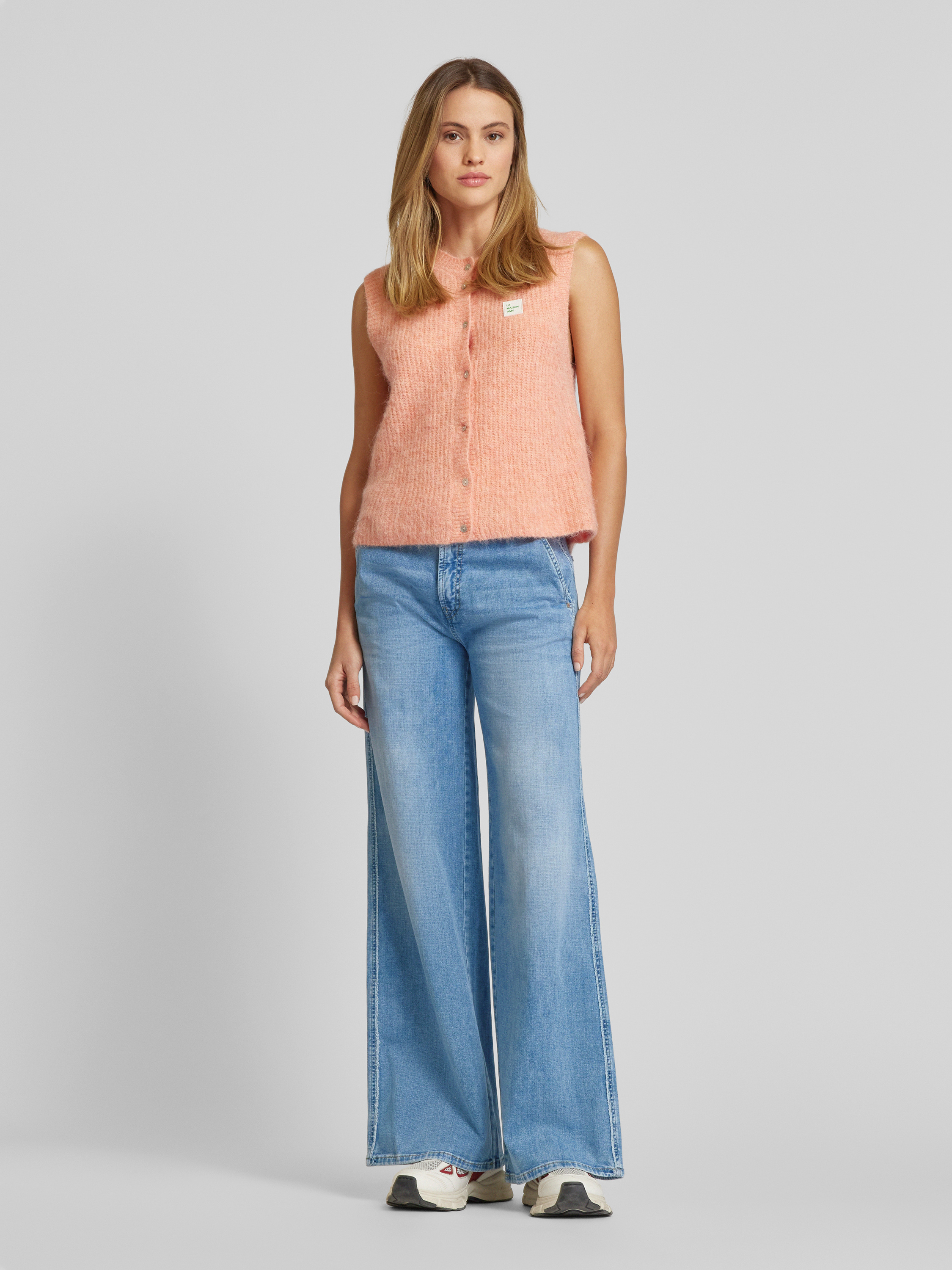 Cambio Flared Jeans mit Eingrifftaschen Modell 'ALEK' (hellblau) online kaufen