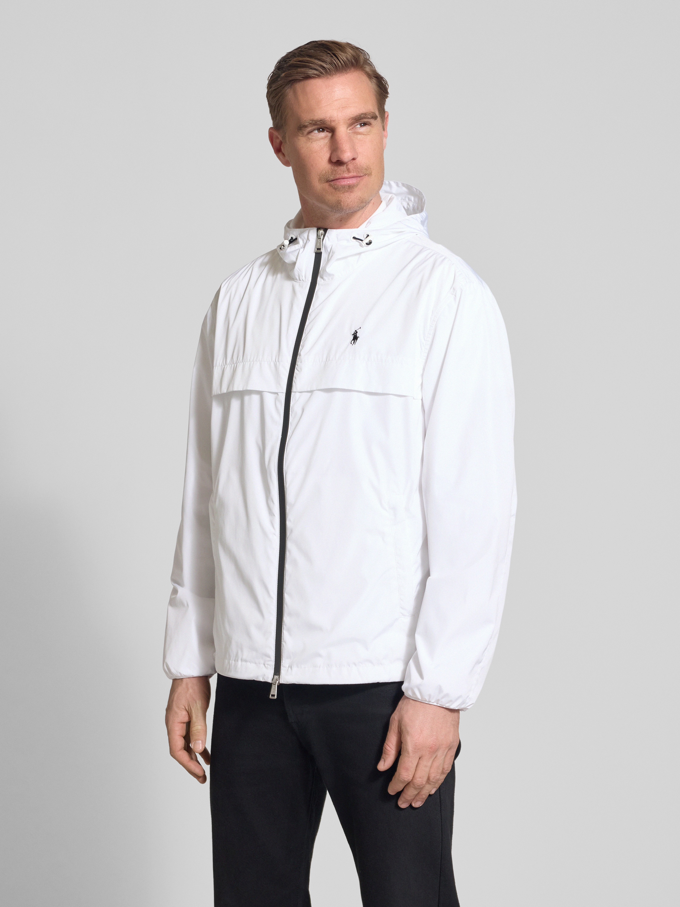 Polo Ralph Lauren Regular Fit Regenjacke mit Logo-Stitching (weiss ...