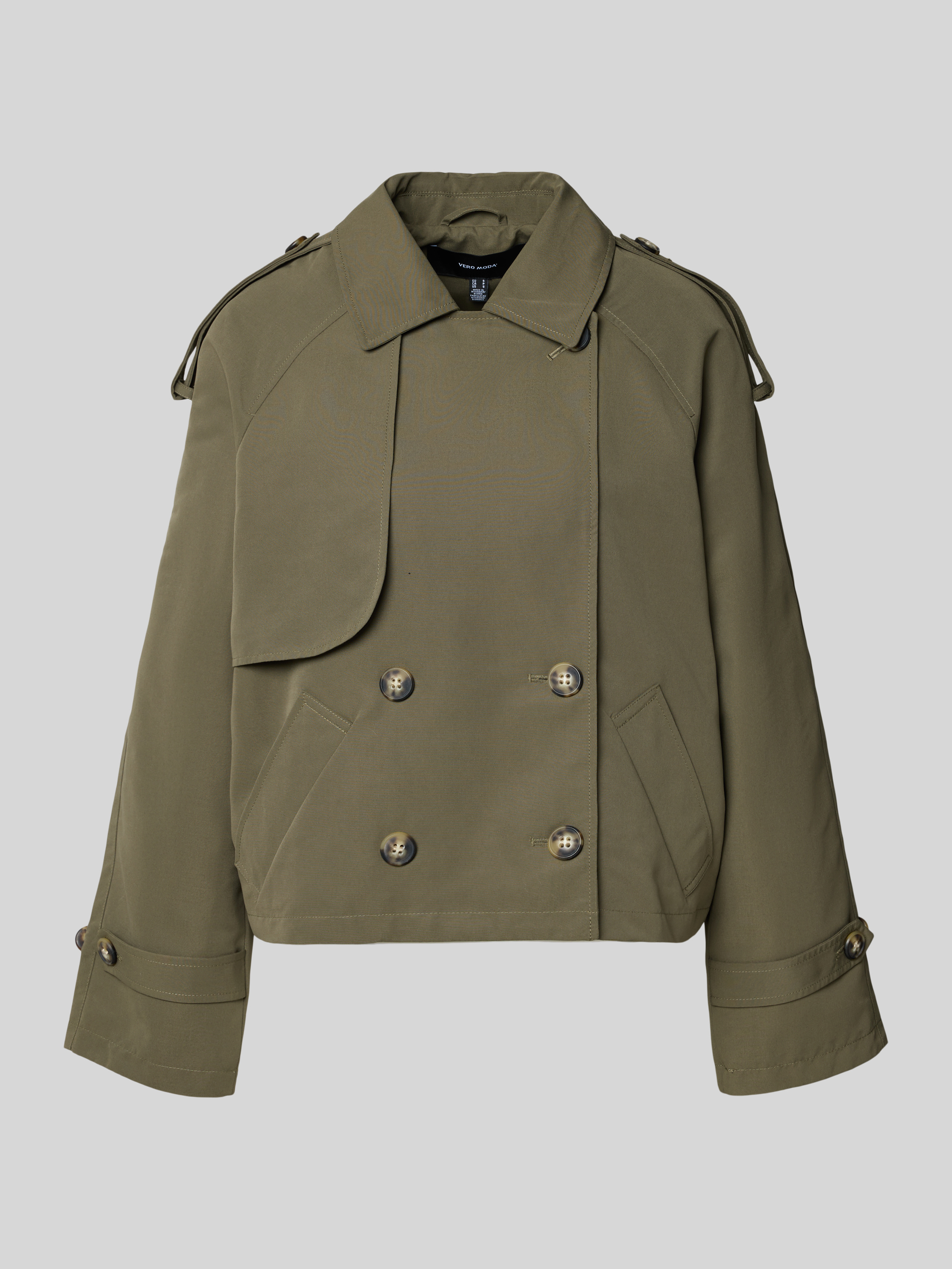 Vero Moda Boxy Fit Trenchcoat mit doppelreihiger Knopfleiste Modell ...