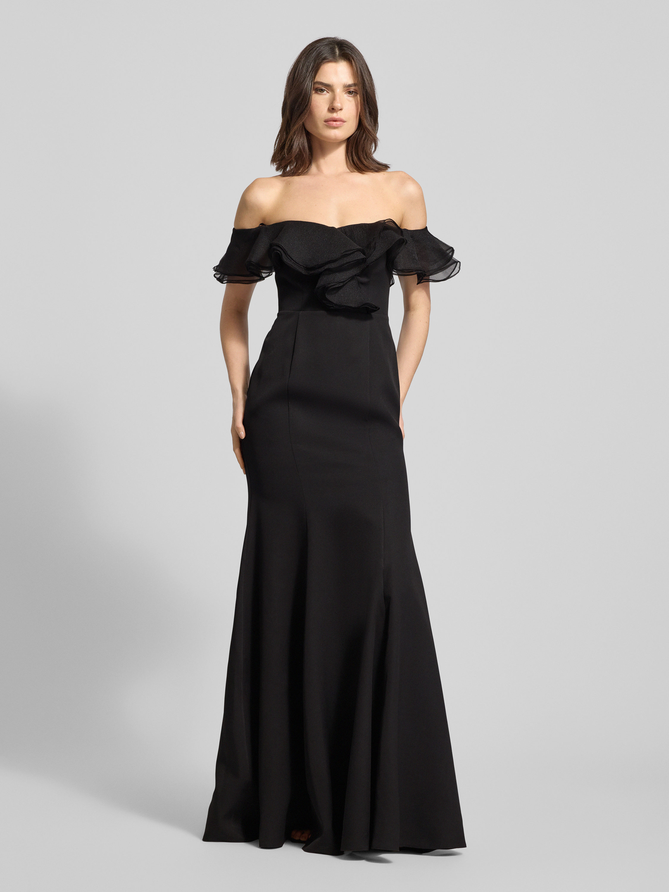 TROYDEN COLLECTION Abendkleid im Off-Shoulder-Look (black) online kaufen