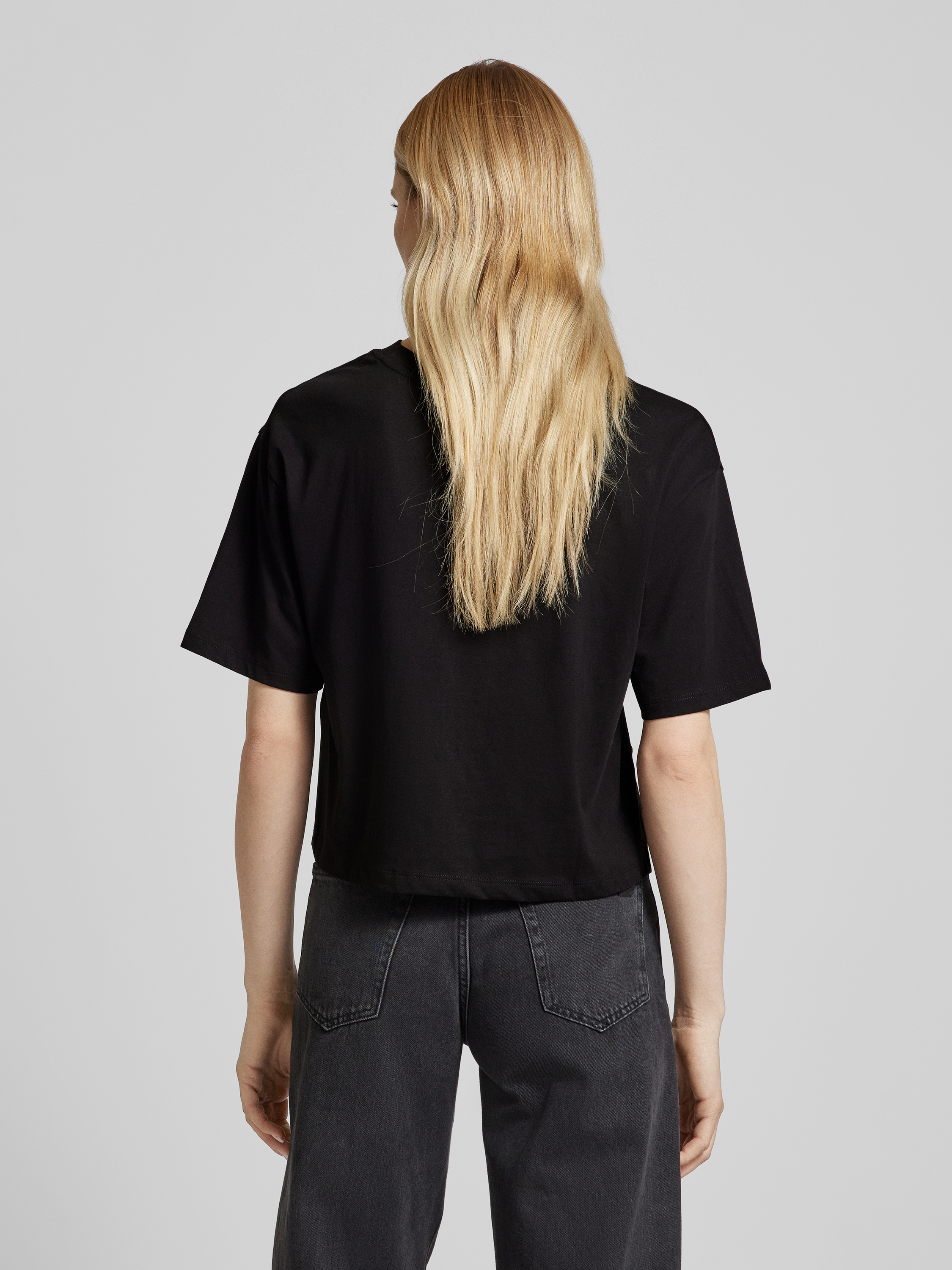 ARMANI EXCHANGE T-Shirt mit Label-Print (black) online kaufen