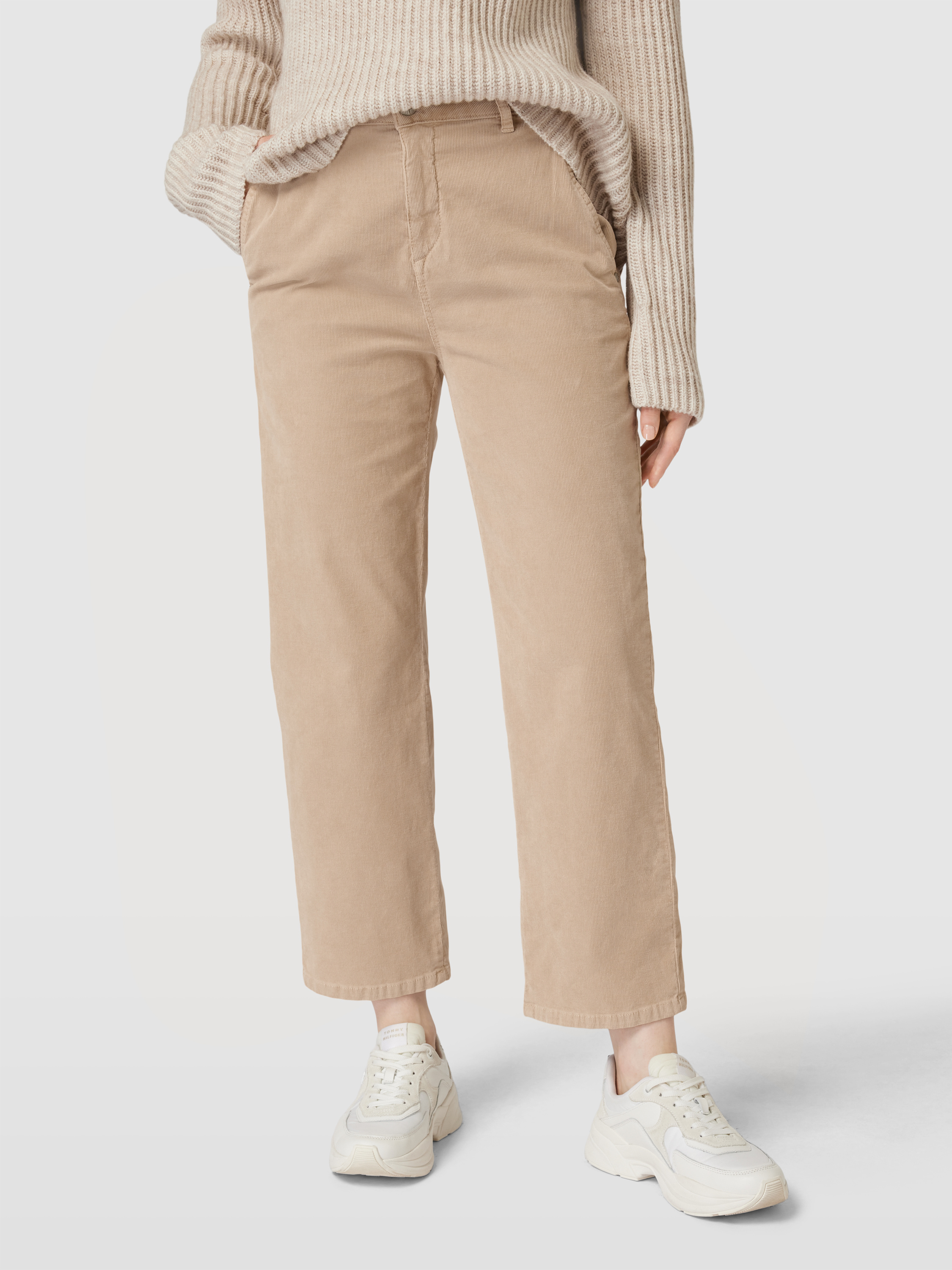 OPUS Corduroy broek met achterzakken, model 'Mokoti' in beige online ...