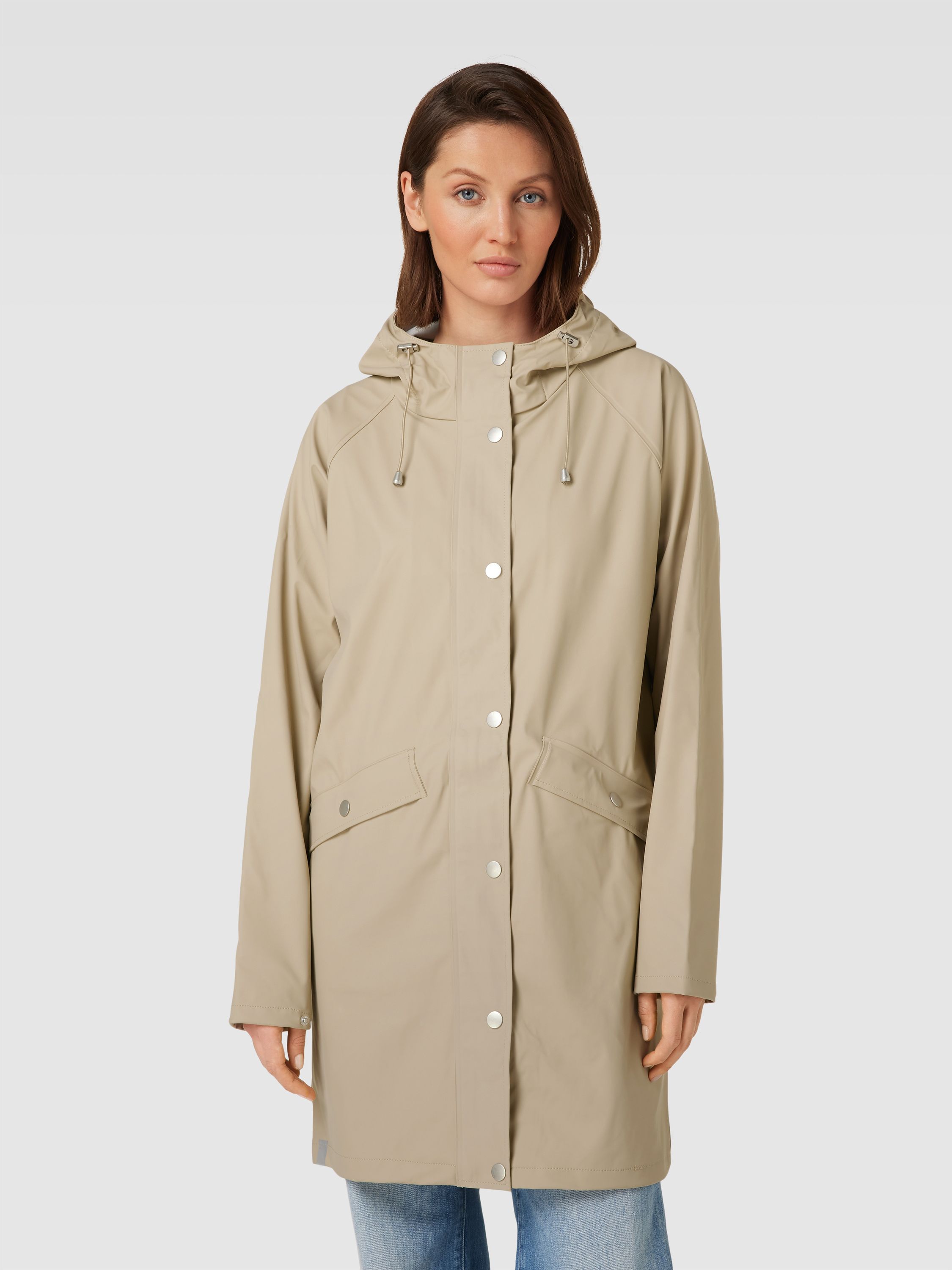 ICHI Parka met steekzakken in beige online kopen | P&C