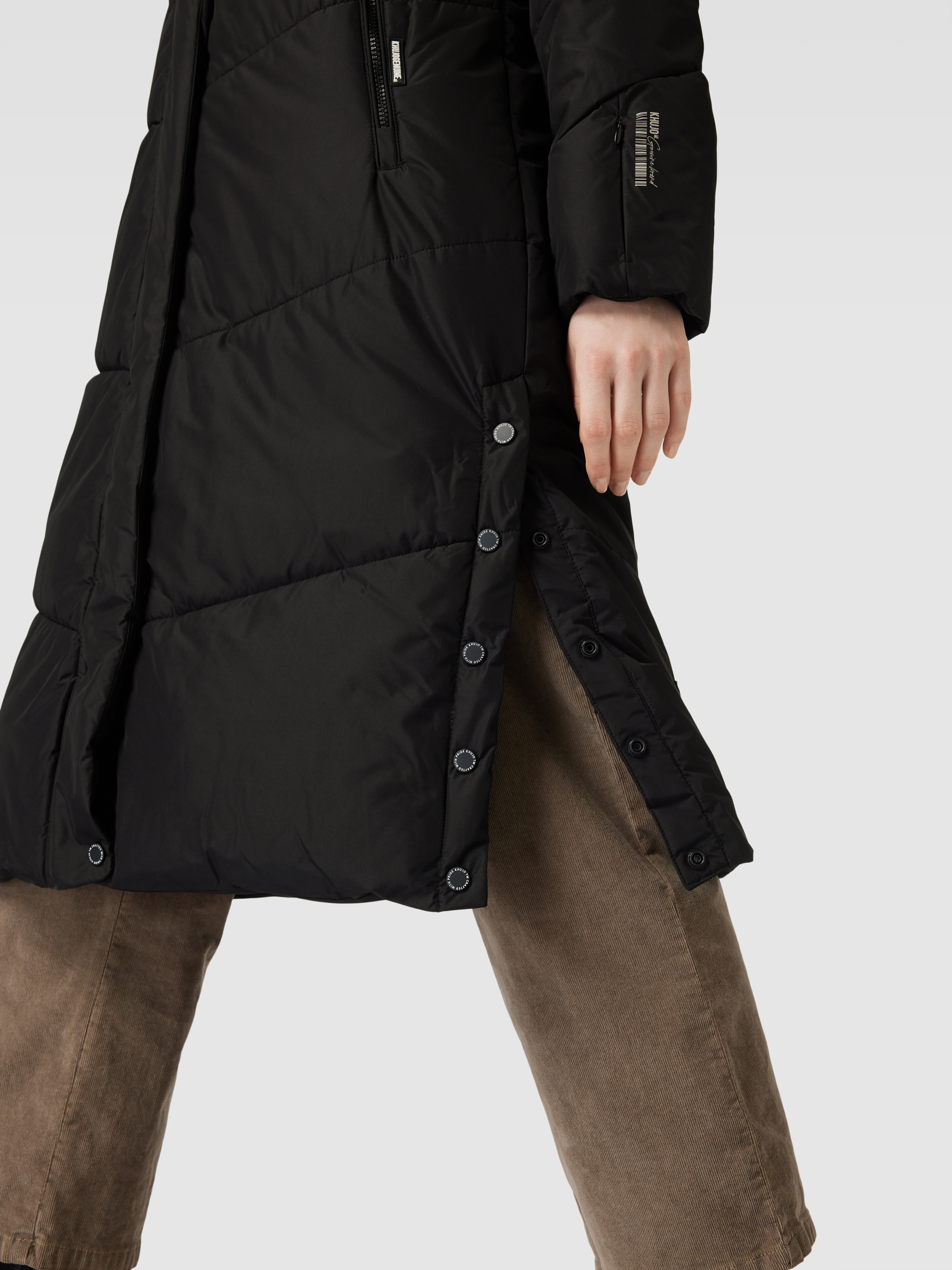 khujo Mantel mit Druckknopfleiste Modell 'SONJE' (black) online kaufen