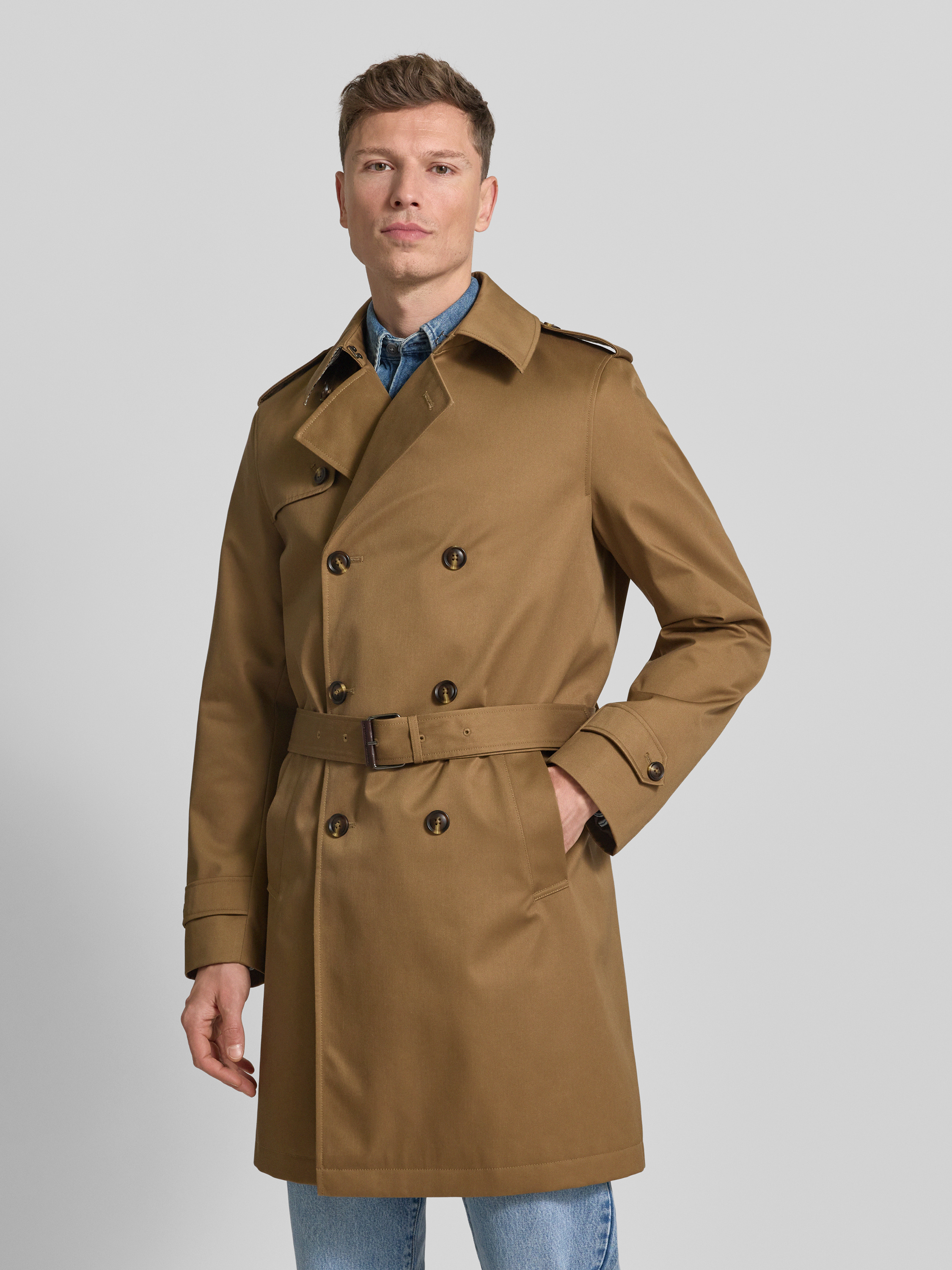 MCNEAL Trenchcoat mit Kentkragen (sand) online kaufen