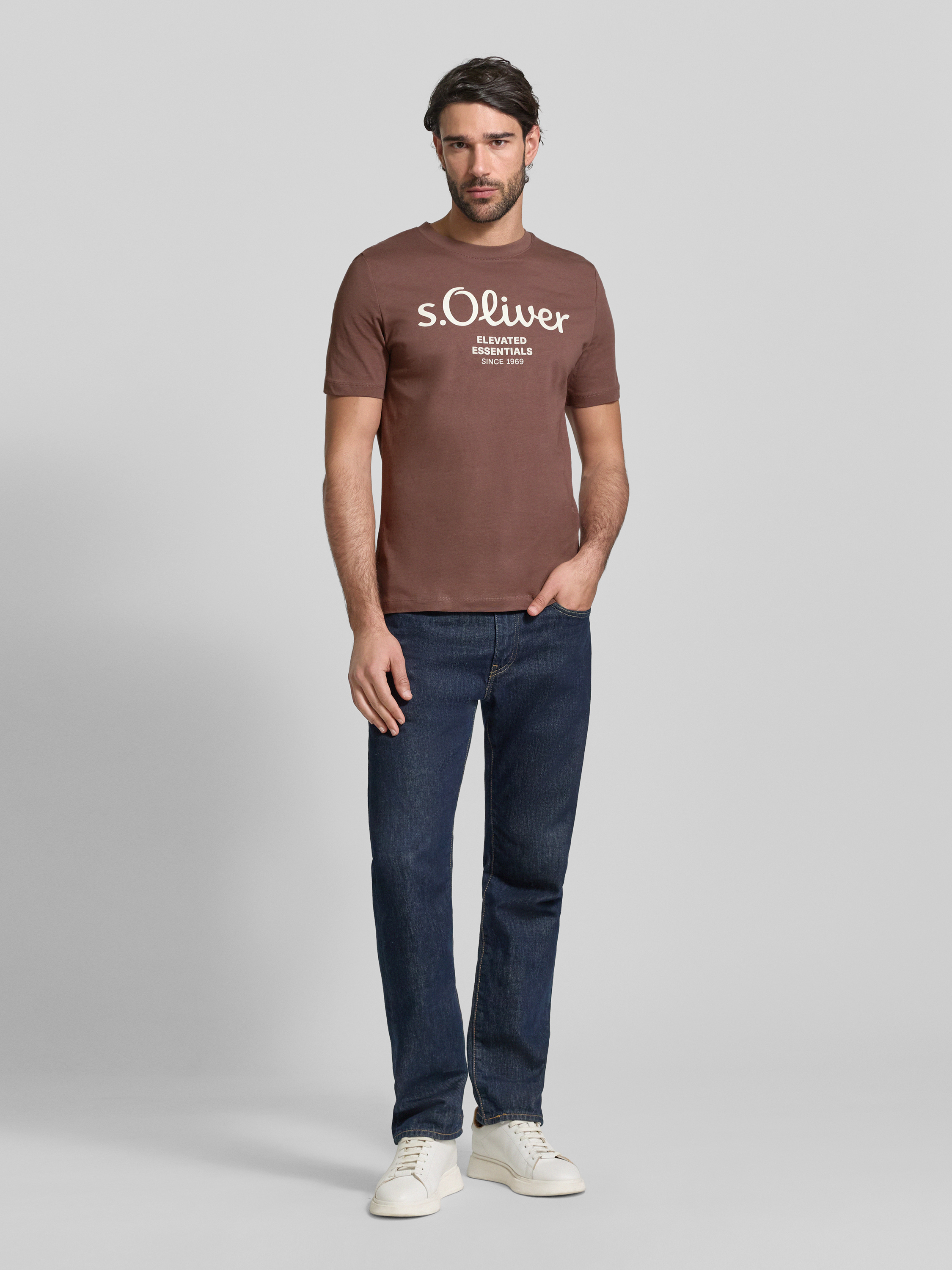 s.Oliver RED LABEL Regular Fit T-Shirt aus reiner Baumwolle ...