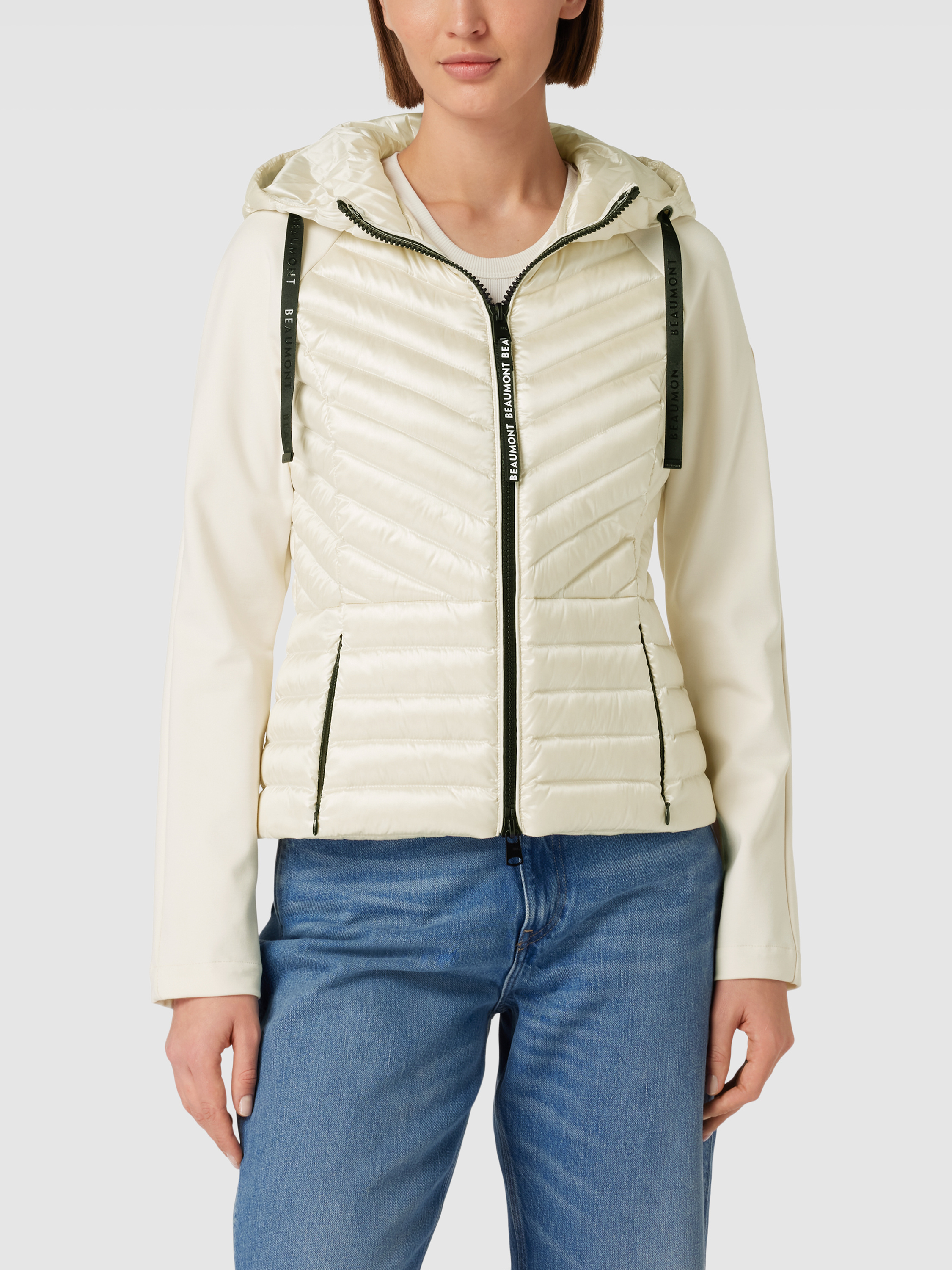 Beaumont Amsterdam Daunenjacke mit Label-Details (offwhite) online kaufen