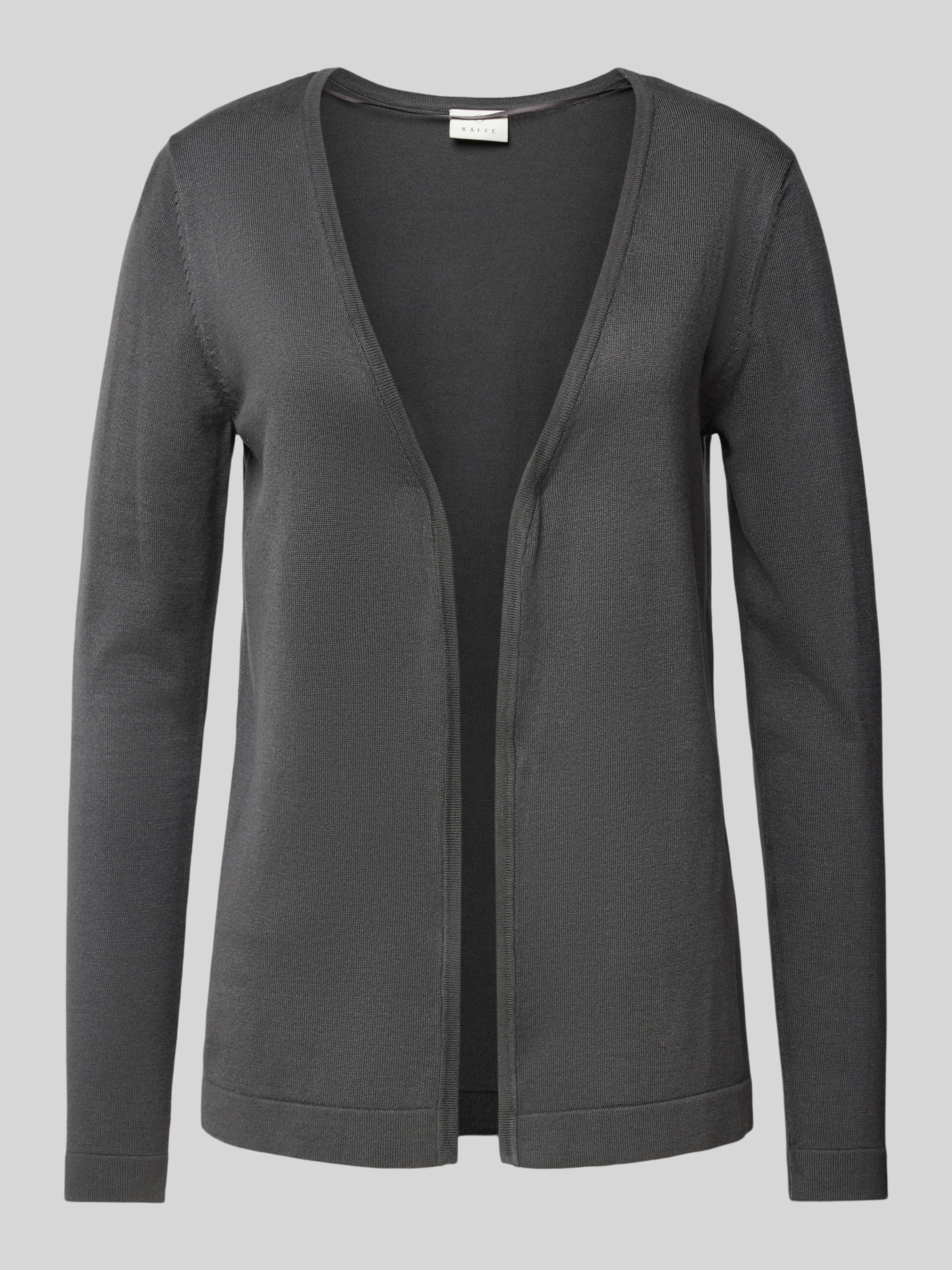 Kaffe Strickjacke mit Schalkragen Modell 'KAFENIA ASTRID' (dunkelgrau ...