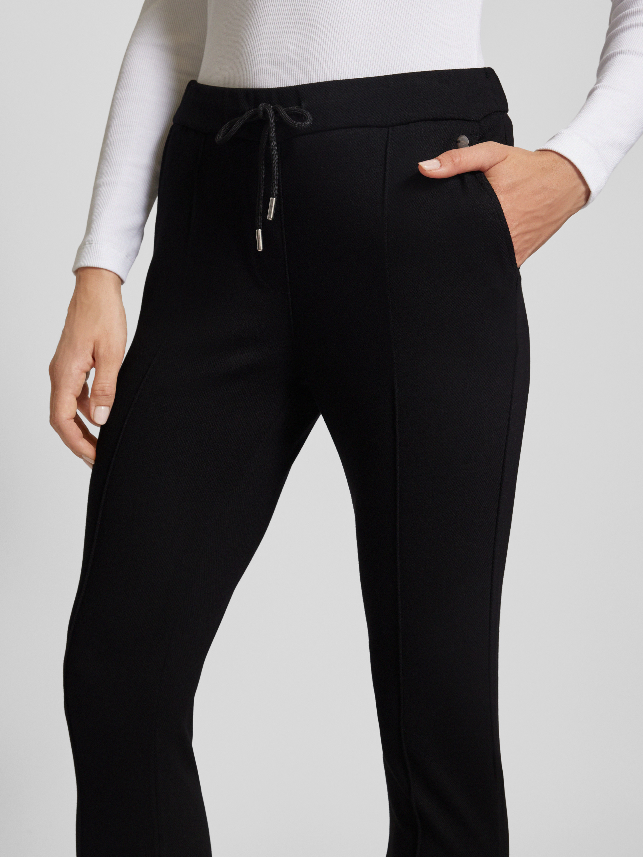 Fynch-Hatton Jogpants mit elastischem Bund und Label-Detail (black ...