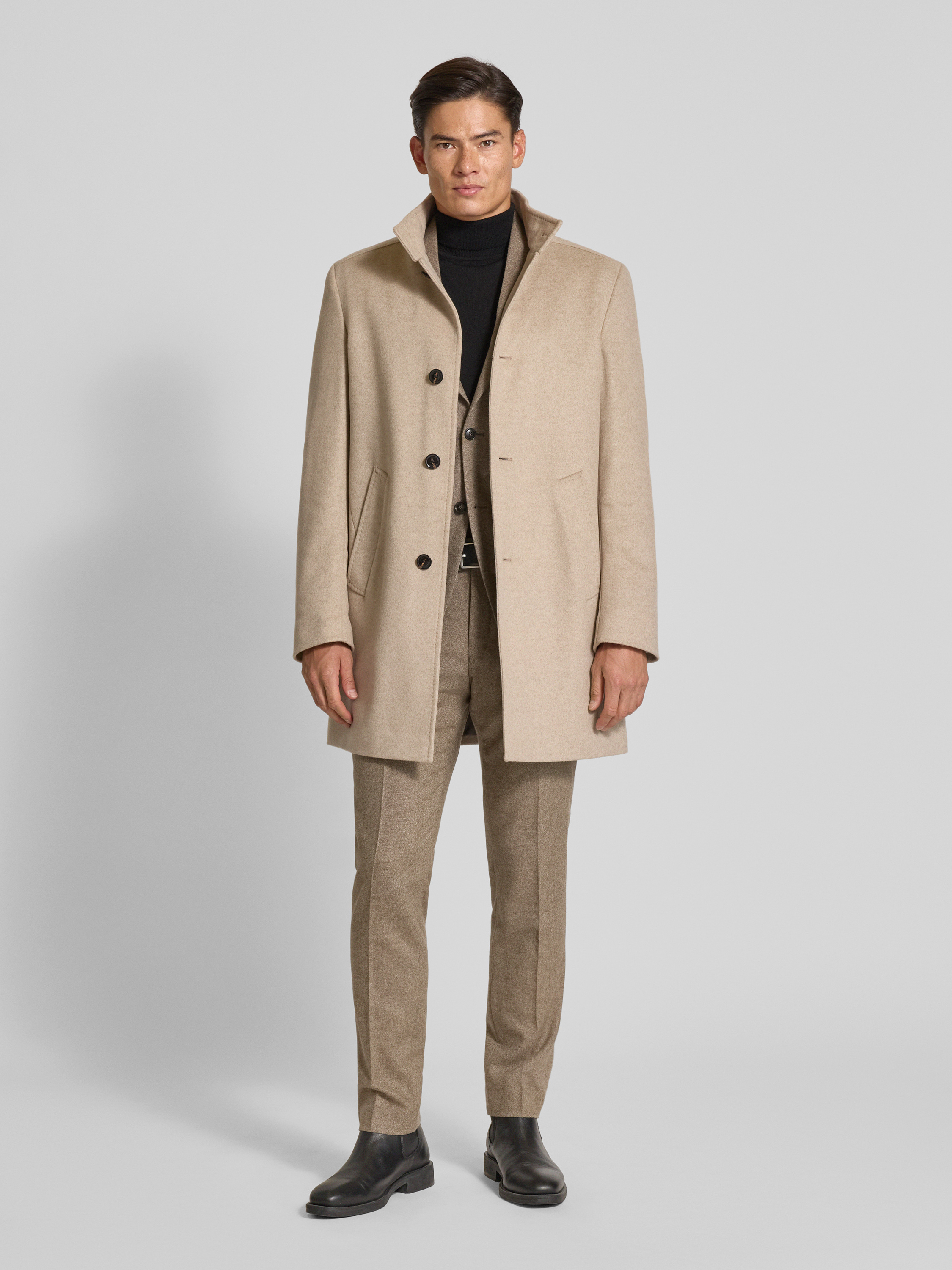 JOOP! Collection Wollmantel mit Kaschmir-Anteil Modell 'MARON' (beige ...