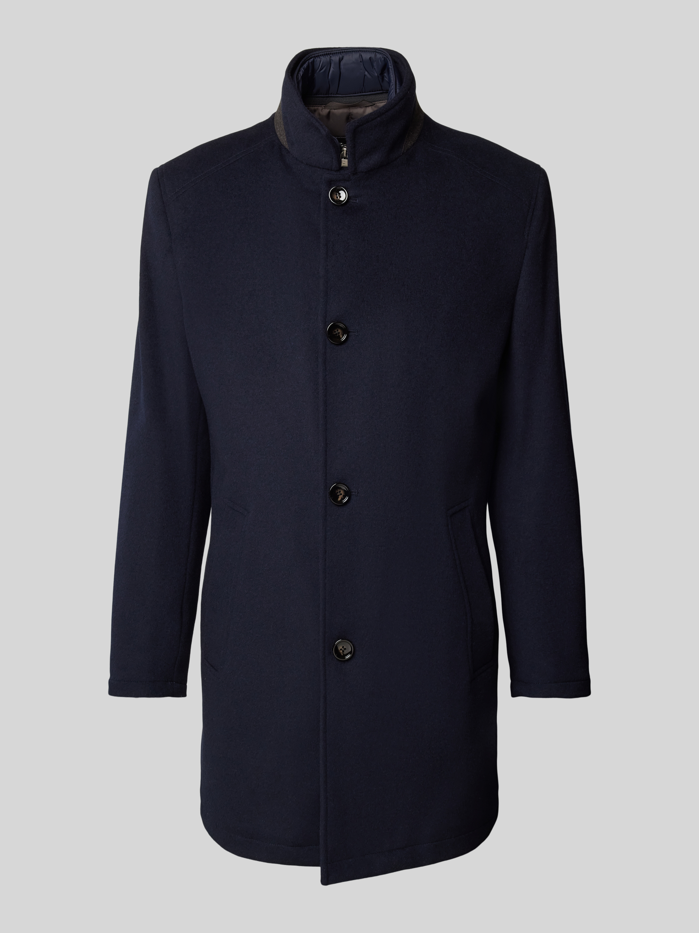 bugatti Mantel mit Stehkragen (marine) online kaufen
