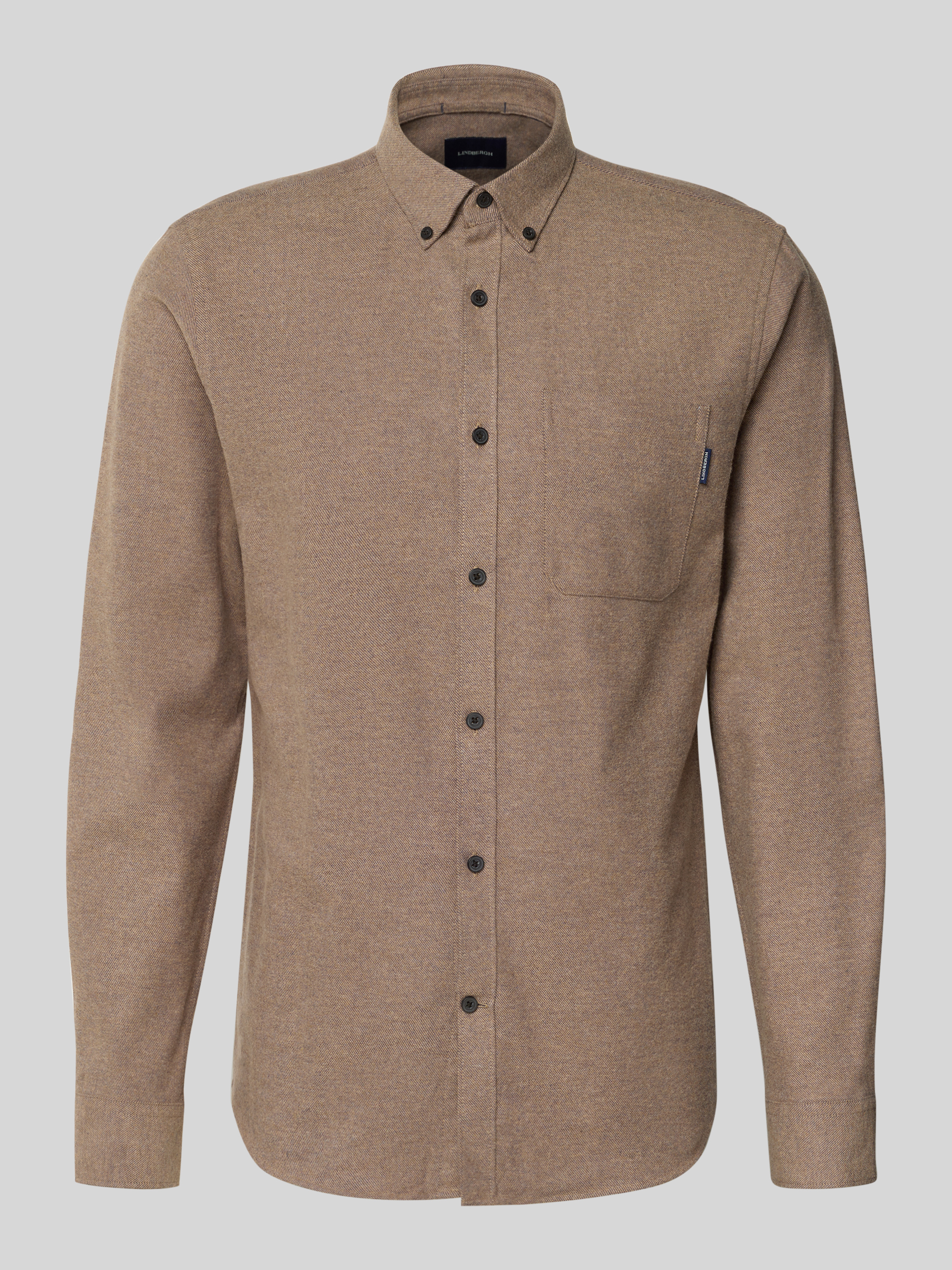 Lindbergh Slim fit vrijetijdsoverhemd met borstzak, model 'Brushed' in ...