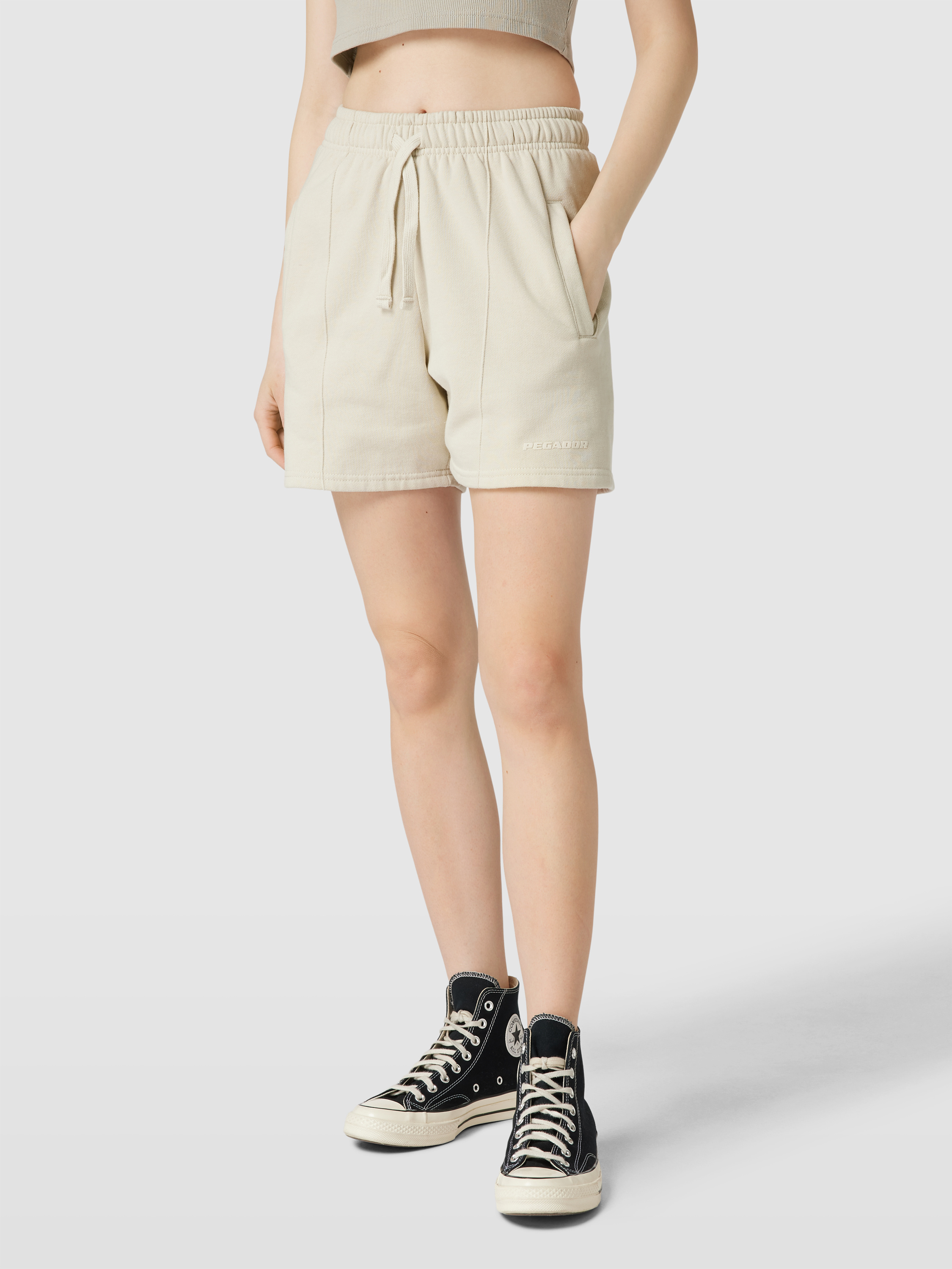 Pegador Shorts mit elastischem Bund Modell 'Sully' (offwhite) online kaufen