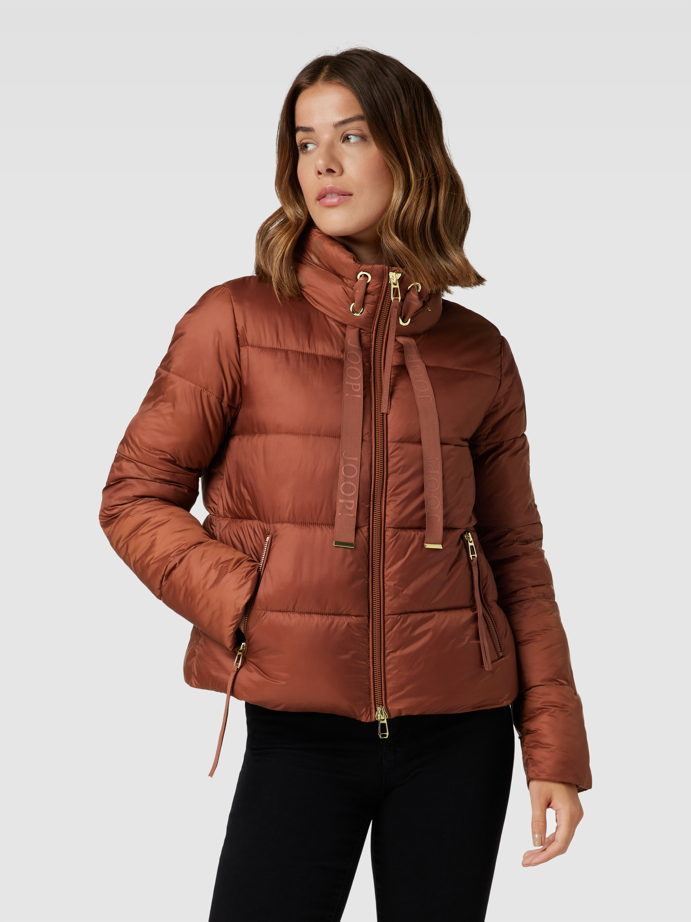 JOOP! Steppjacke mit Stehkragen (rostrot) online kaufen