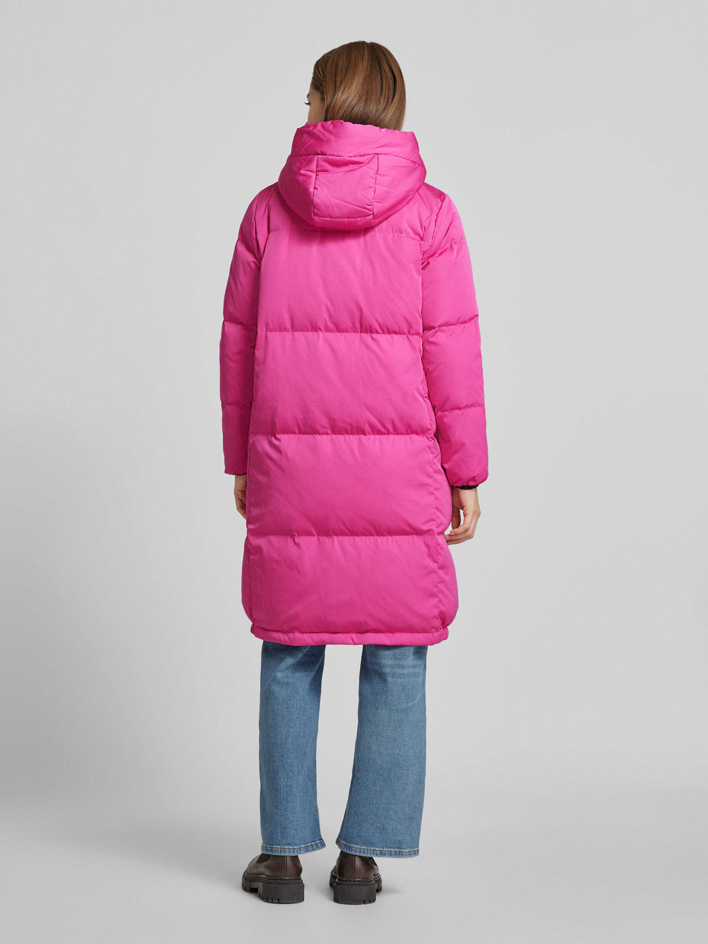 YAS Daunenmantel mit Kapuze Modell 'MIllYS' (pink) online kaufen