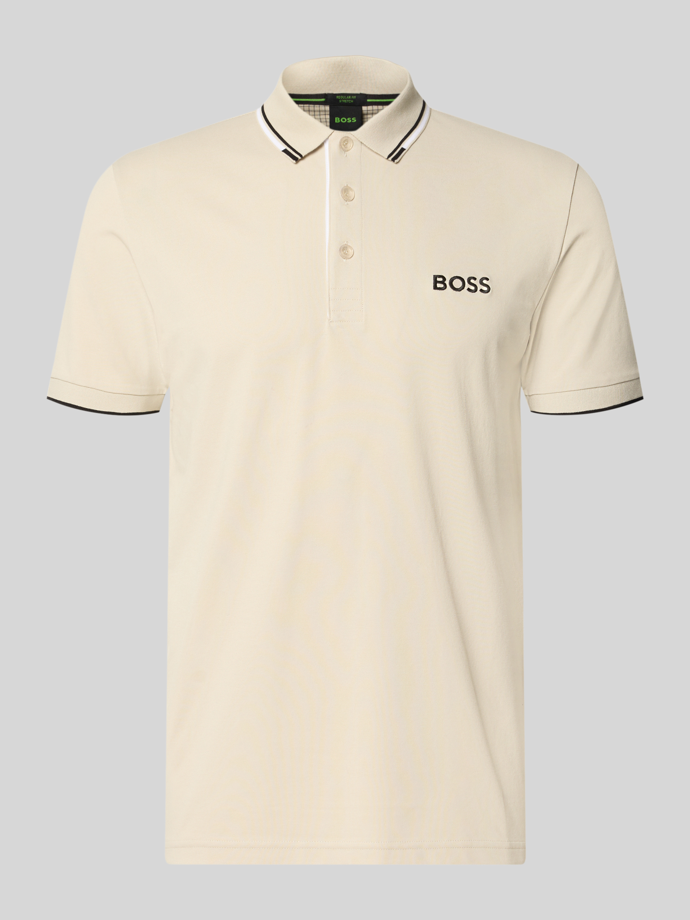 Kup online BOSS Green Koszulka polo o kroju regular fit z mieszanka ...
