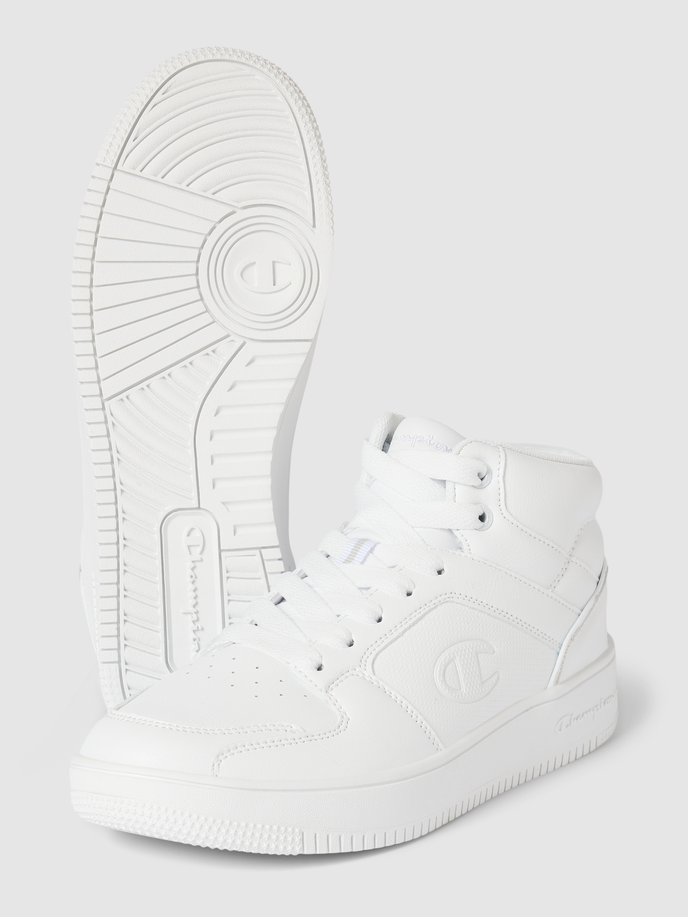 CHAMPION Sneaker mit Label-Stitching Modell 'REBOUND 2.0 MID' (weiss) online kaufen