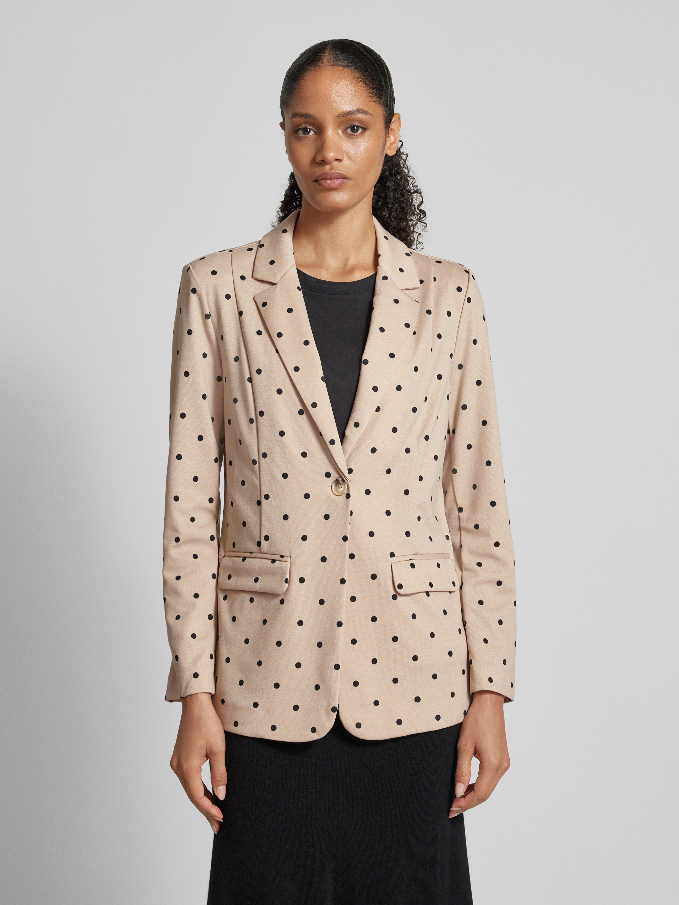 ICHI Regular Fit Blazer mit Reverskragen Modell 'KATE' (beige) online ...