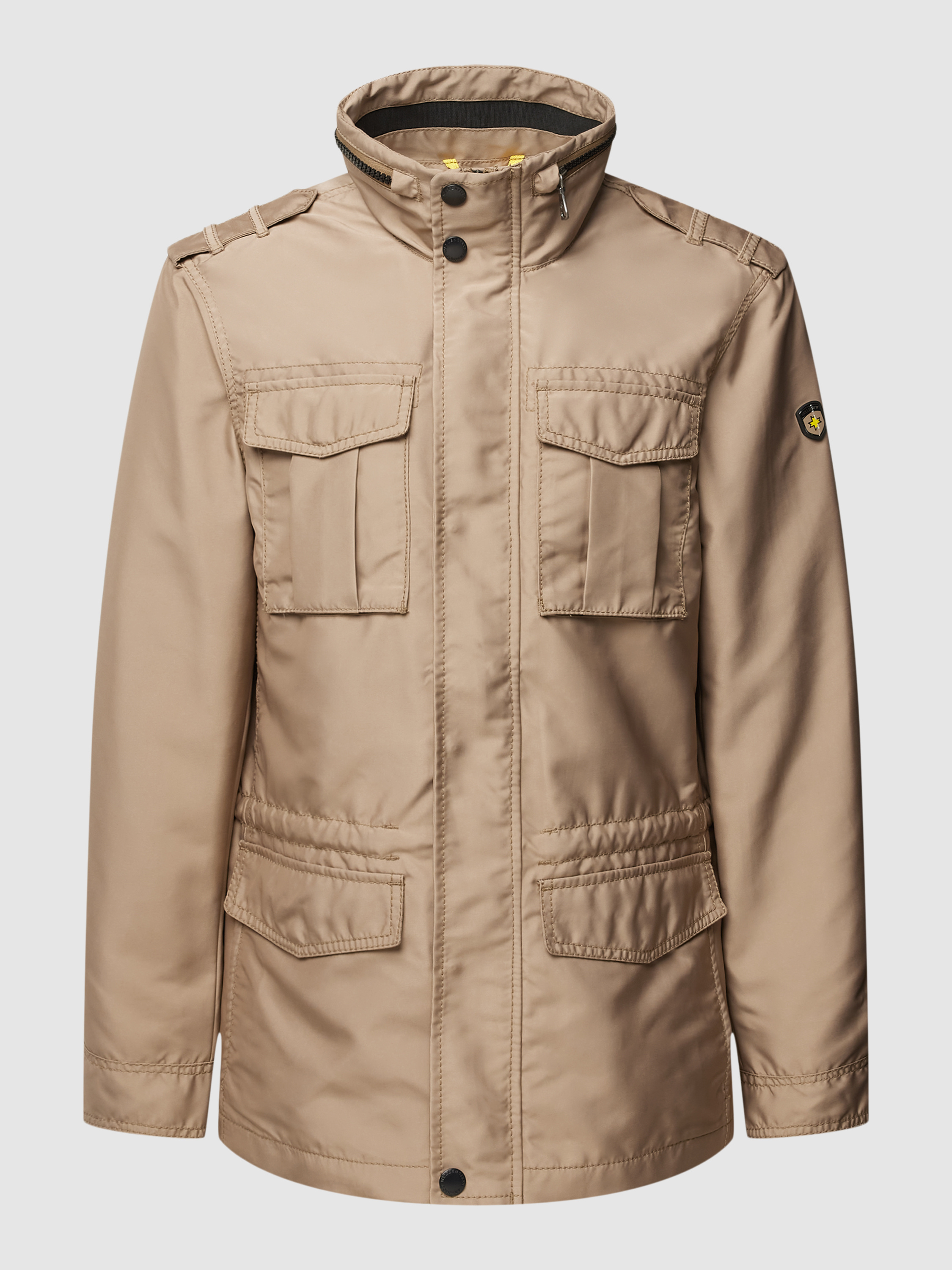 Wellensteyn Functioneel jack met opstaande kraag in zand online kopen | P&C