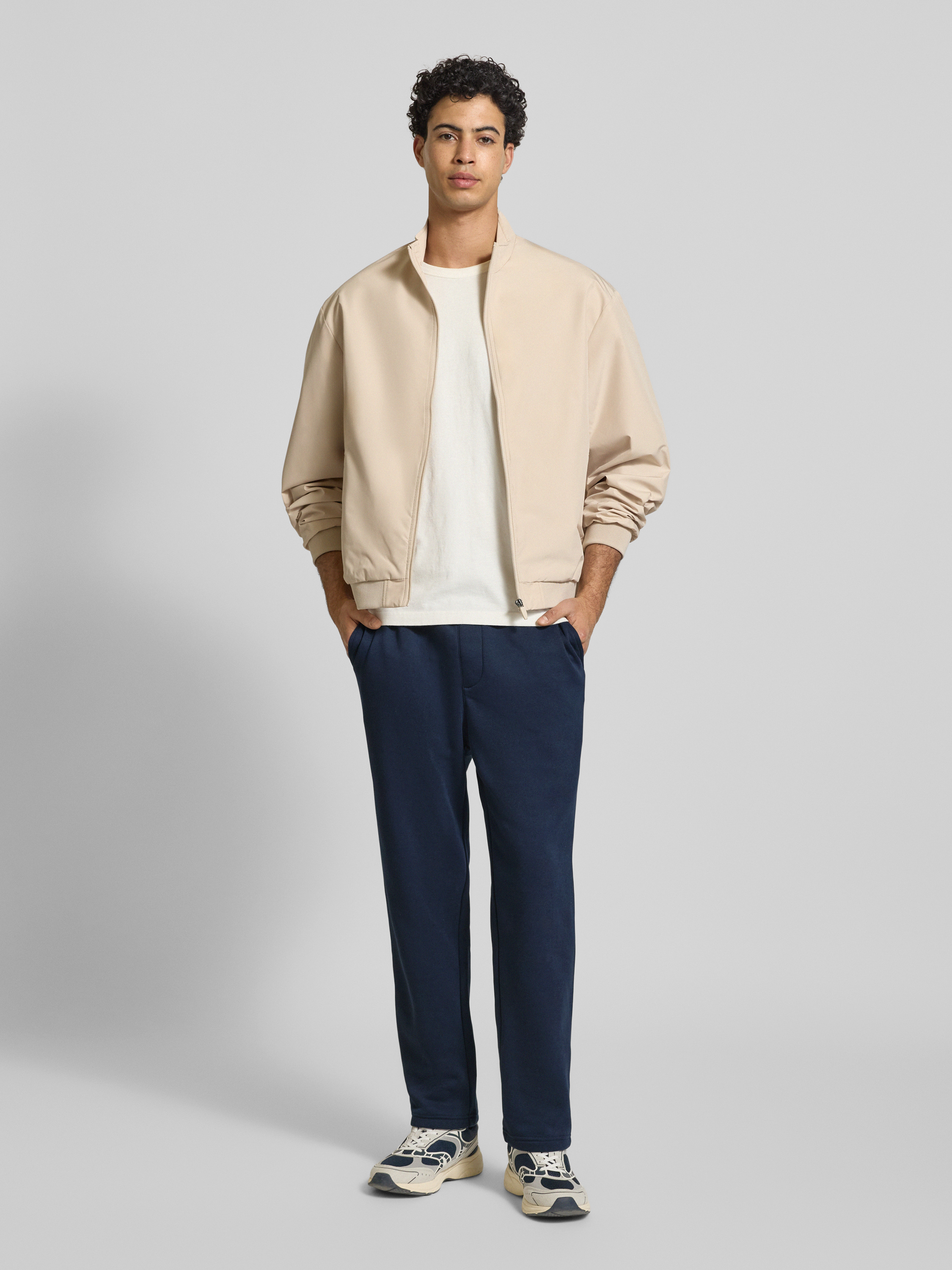 Jack & Jones Sweatpants met katoen, model 'KANE BRADLEY' in marineblauw ...