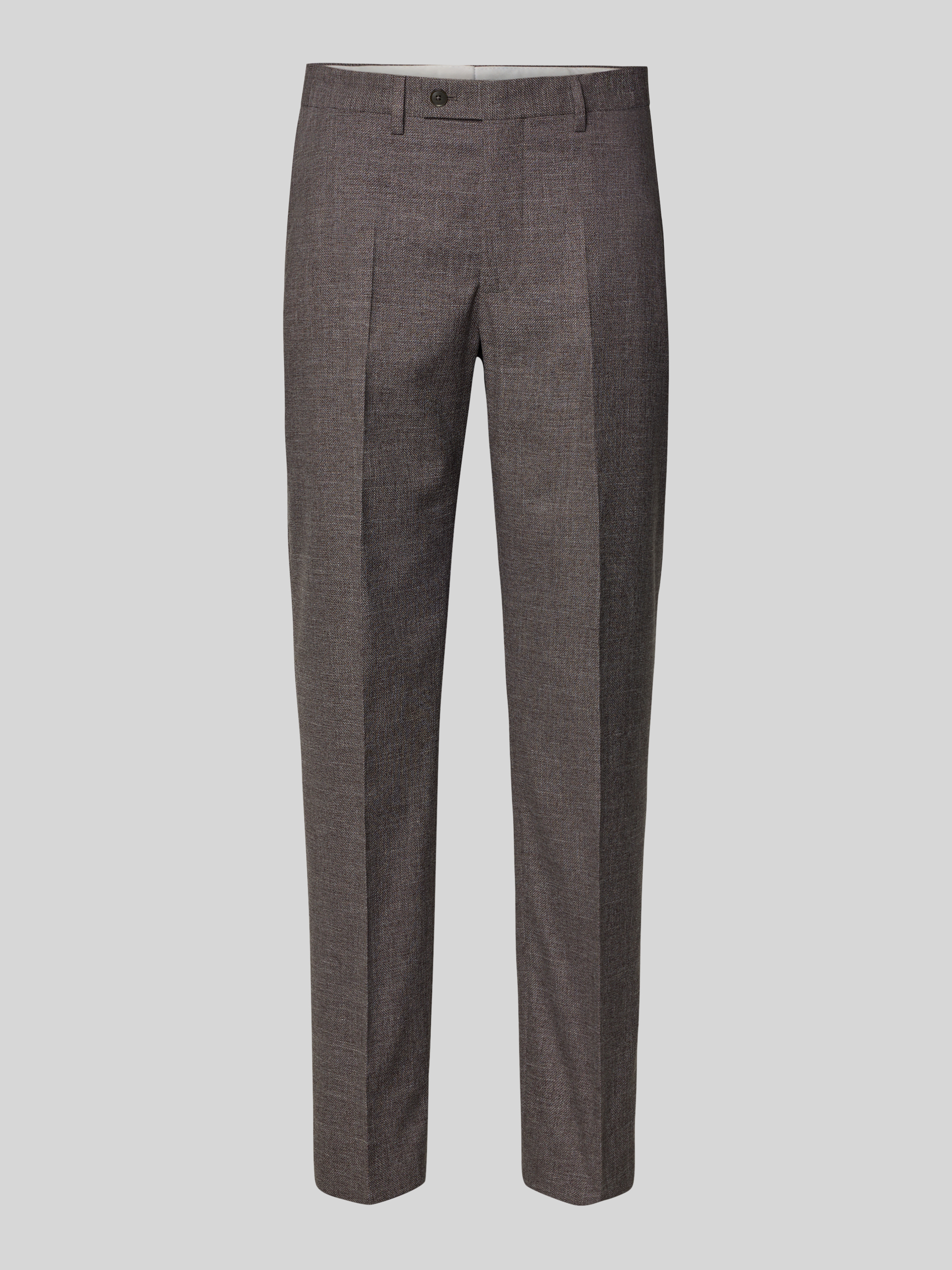 Kup online Christian Berg Men Spodnie garniturowe o kroju slim fit z ...