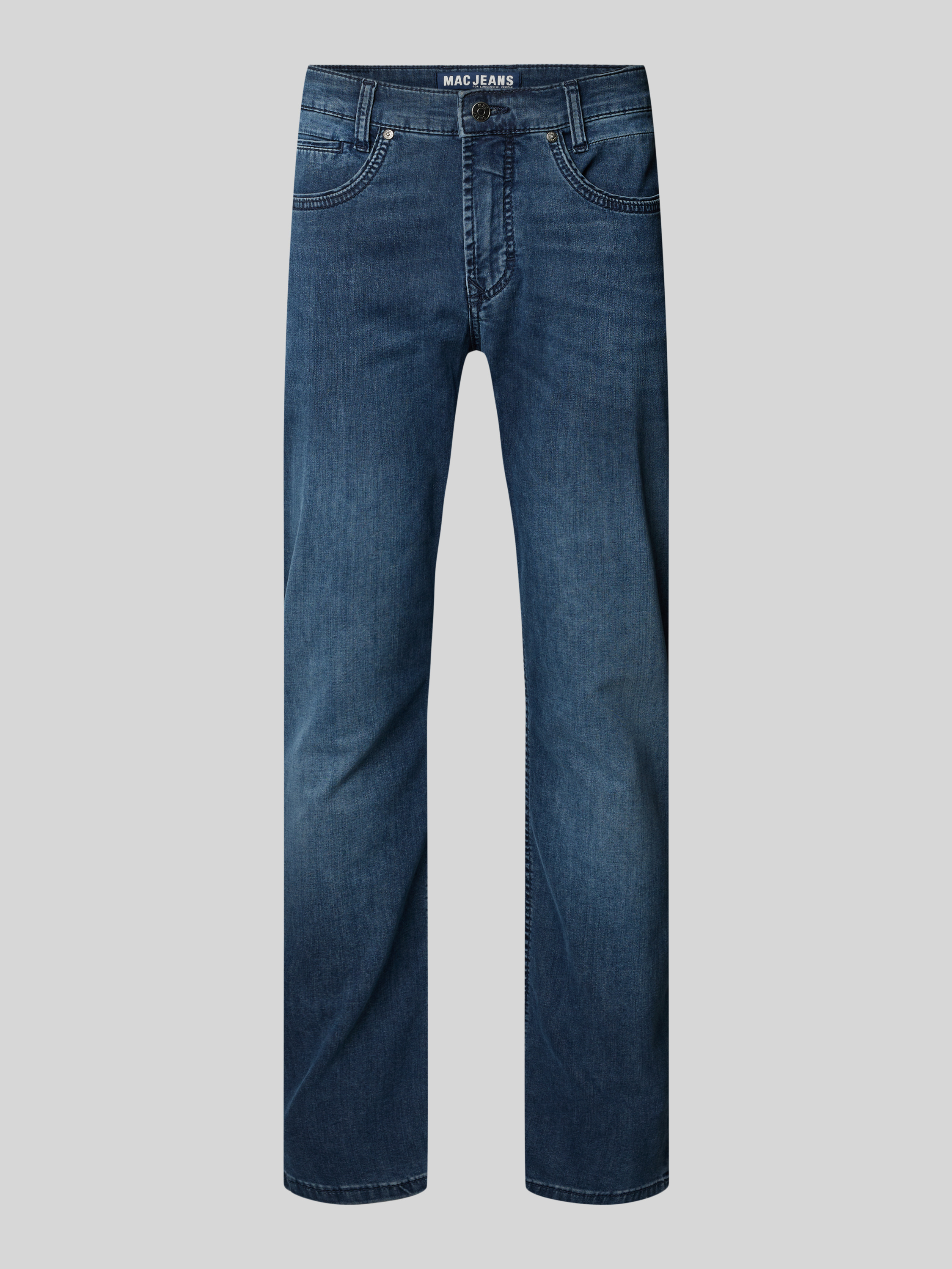 MAC Regular Fit Jeans aus Baumwoll-Mix (dunkelblau) online kaufen