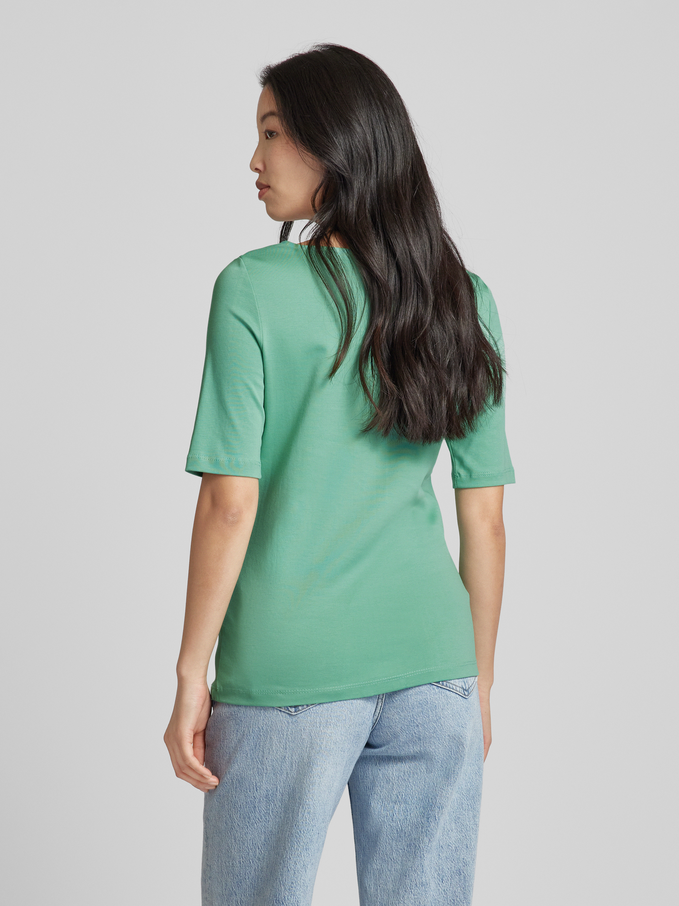 Christian Berg Woman T-Shirt in unifarbenem Design (mint) online kaufen