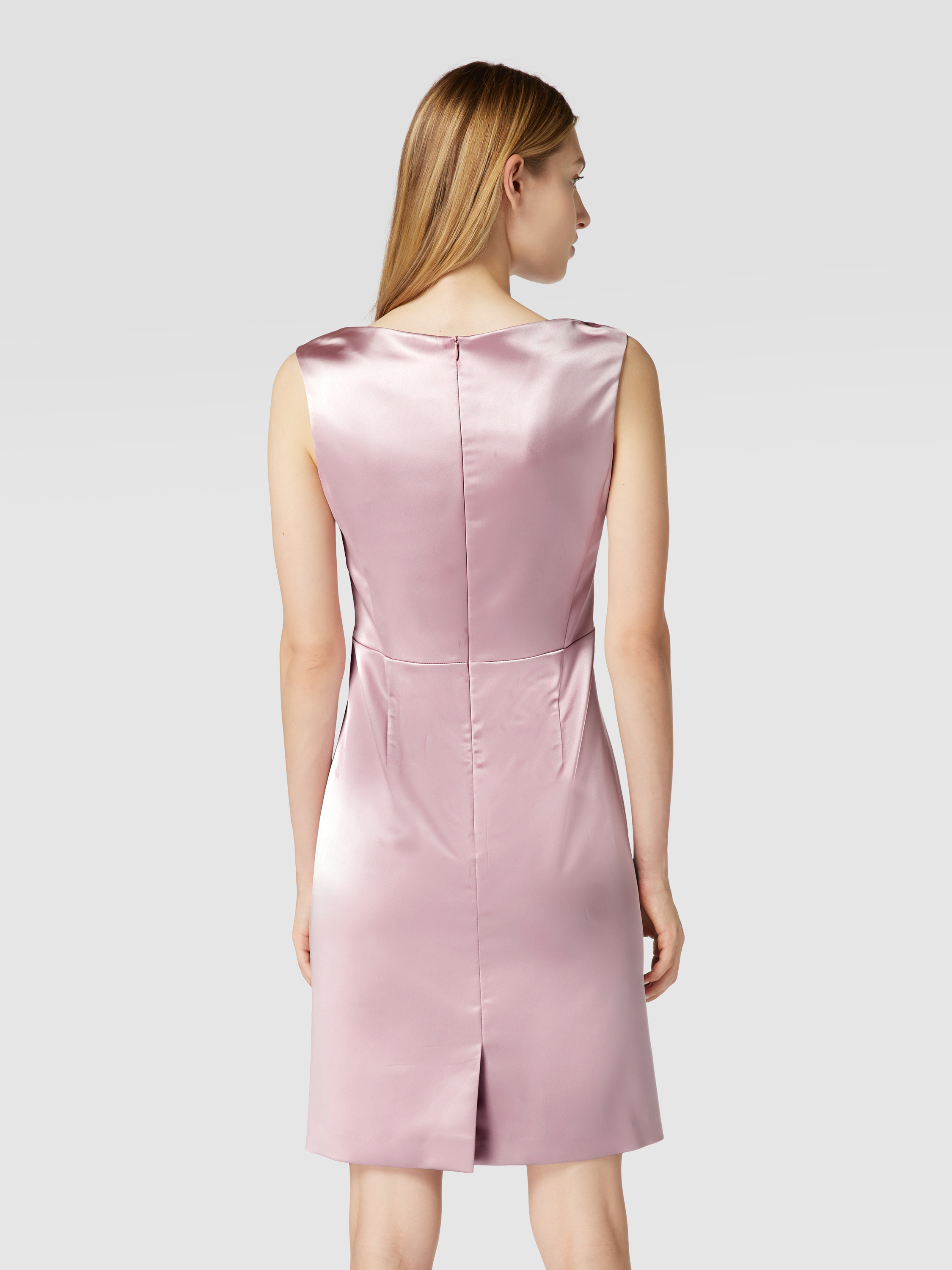 Vera Mont Cocktailjurk met watervalhals in rosé online kopen | P&C