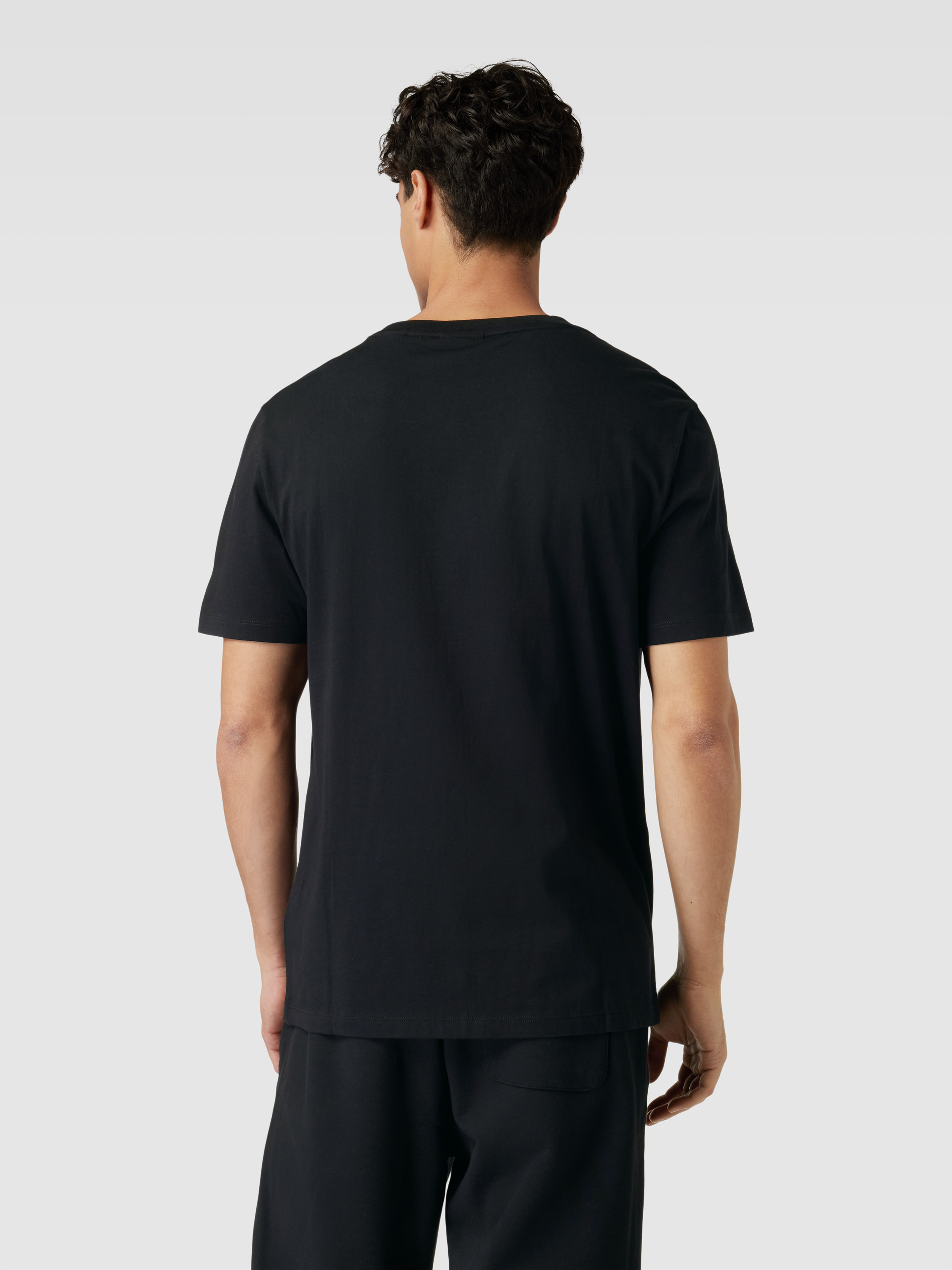 HUGO T-Shirt mit Label-Print Modell 'Danda' (black) online kaufen