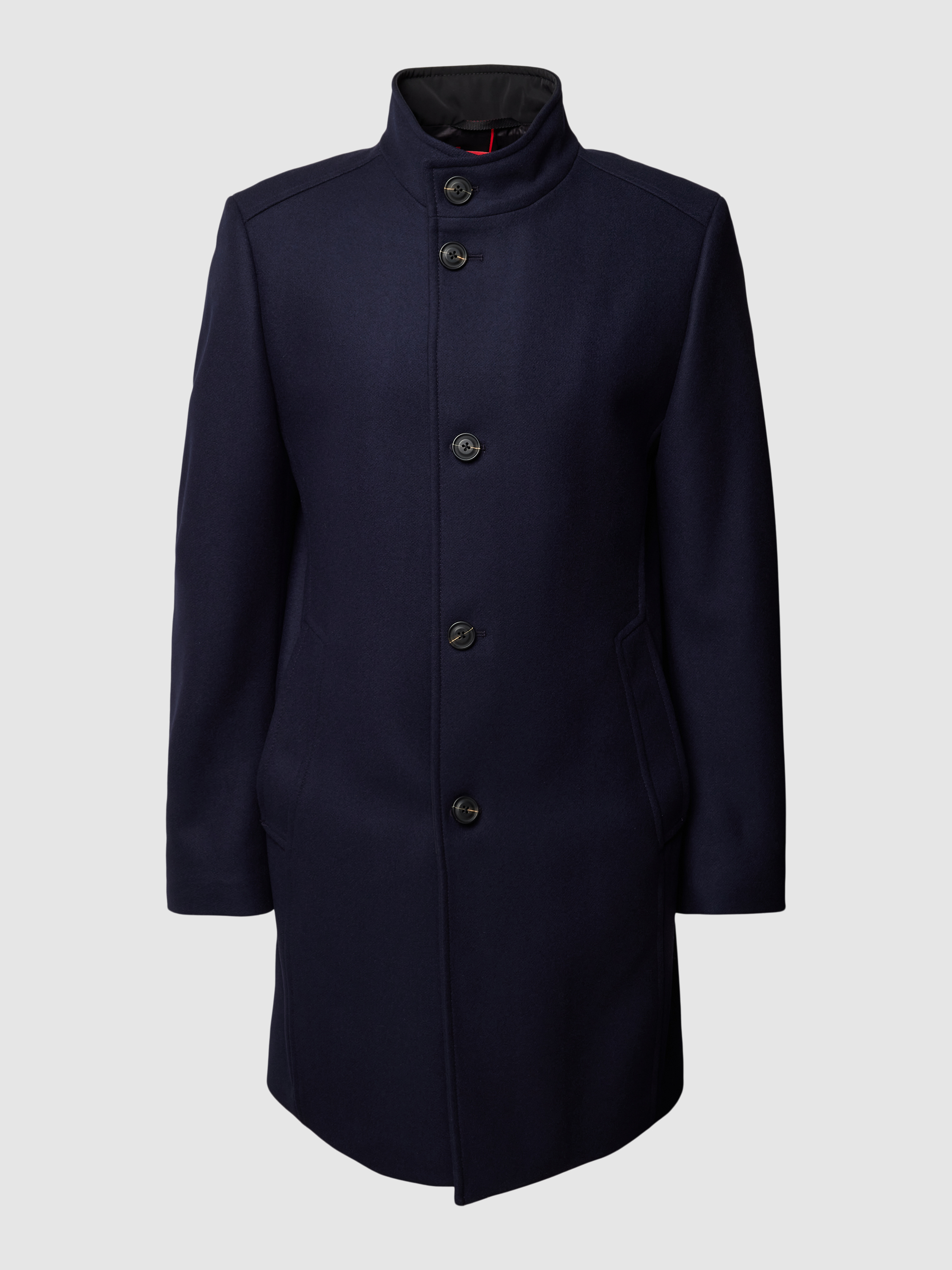 HUGO Mantel mit Leistentaschen Modell 'Mintrax' (marine) online kaufen